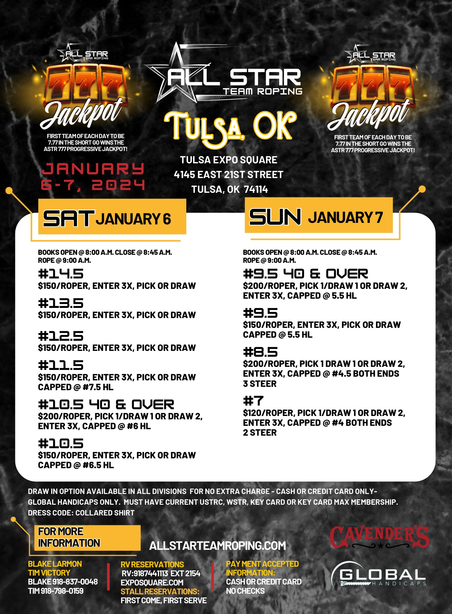 Schedule - Global Handicaps