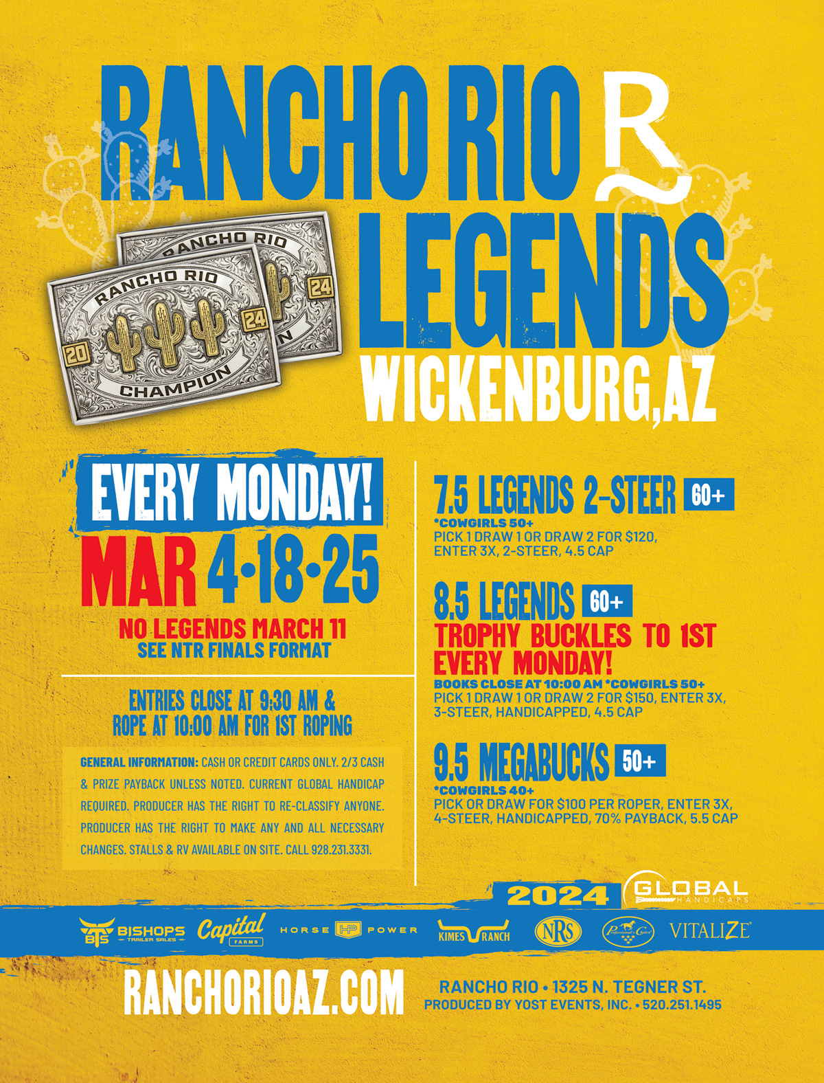 Schedule - Global Handicaps