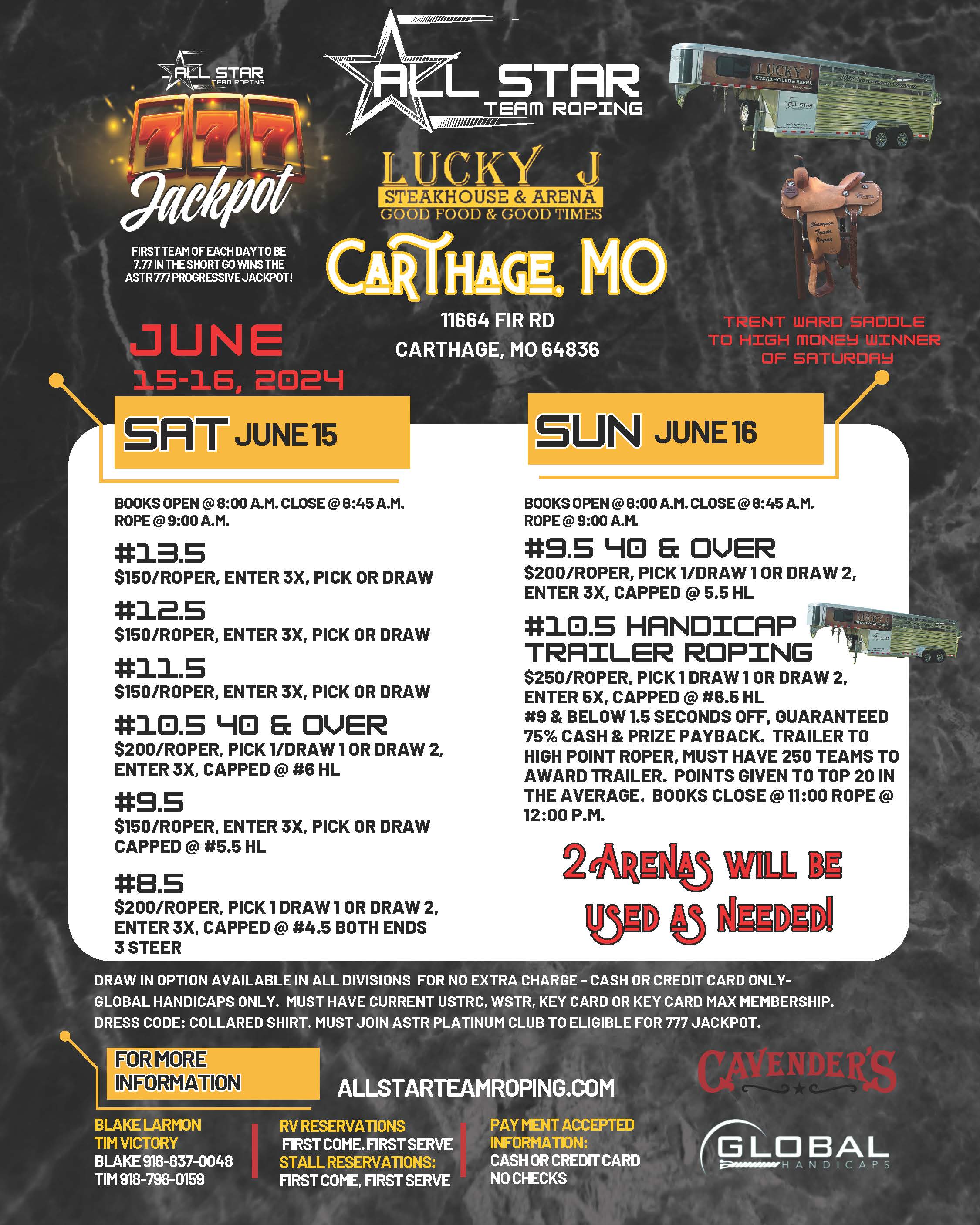 Schedule - Global Handicaps