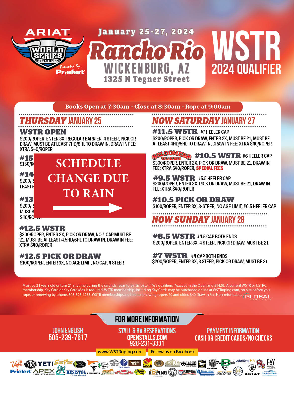Calendar | World Series of Team Roping