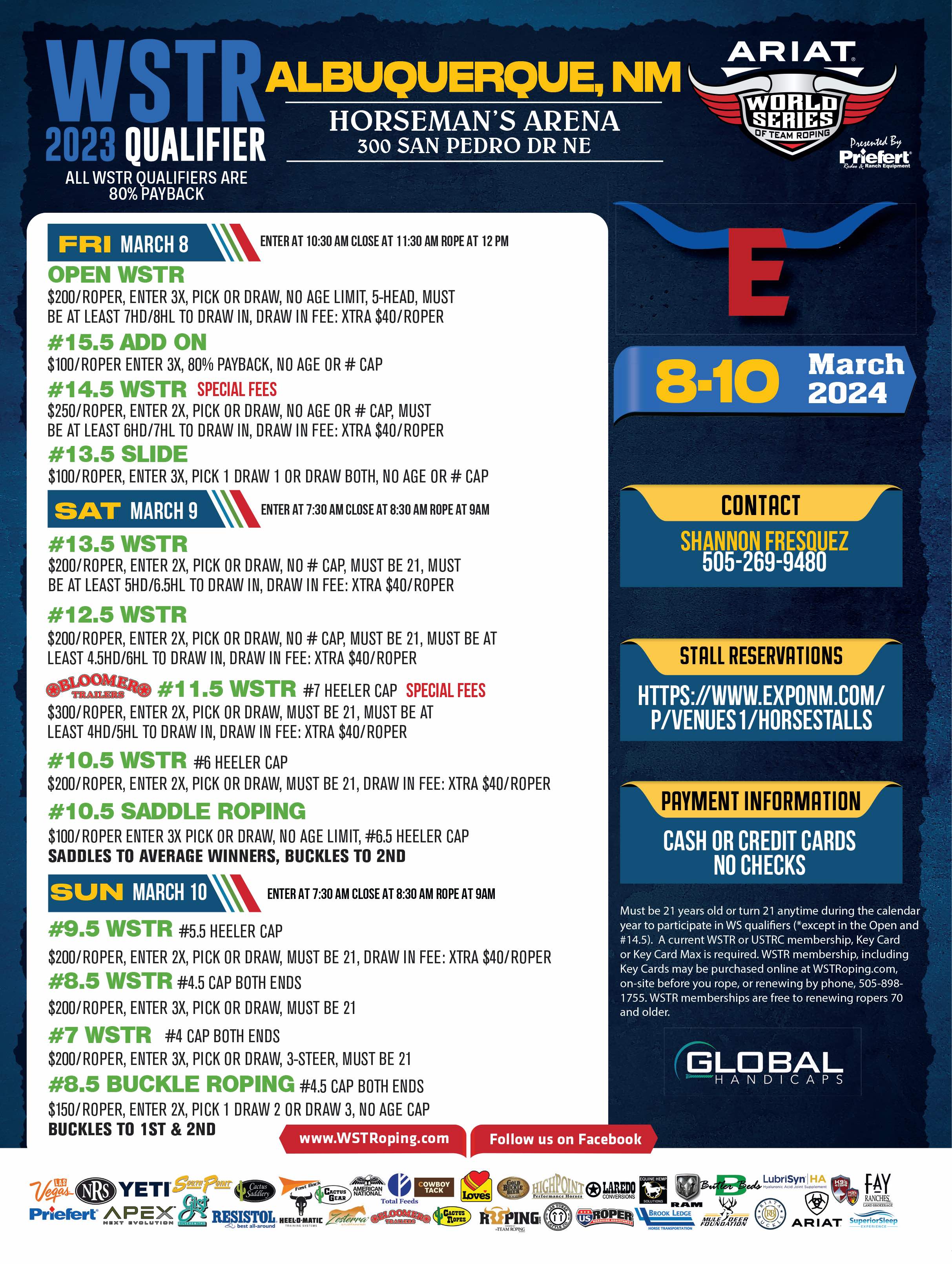 Calendar | World Series of Team Roping