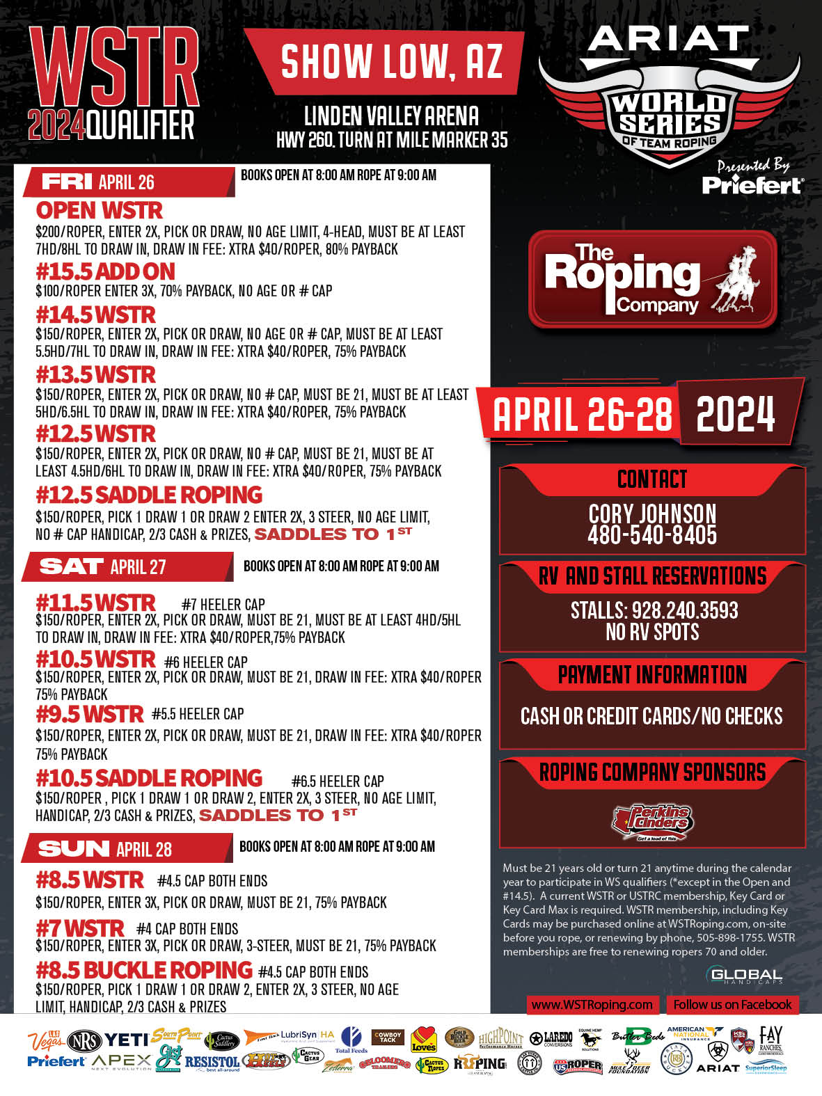 Calendar | World Series of Team Roping