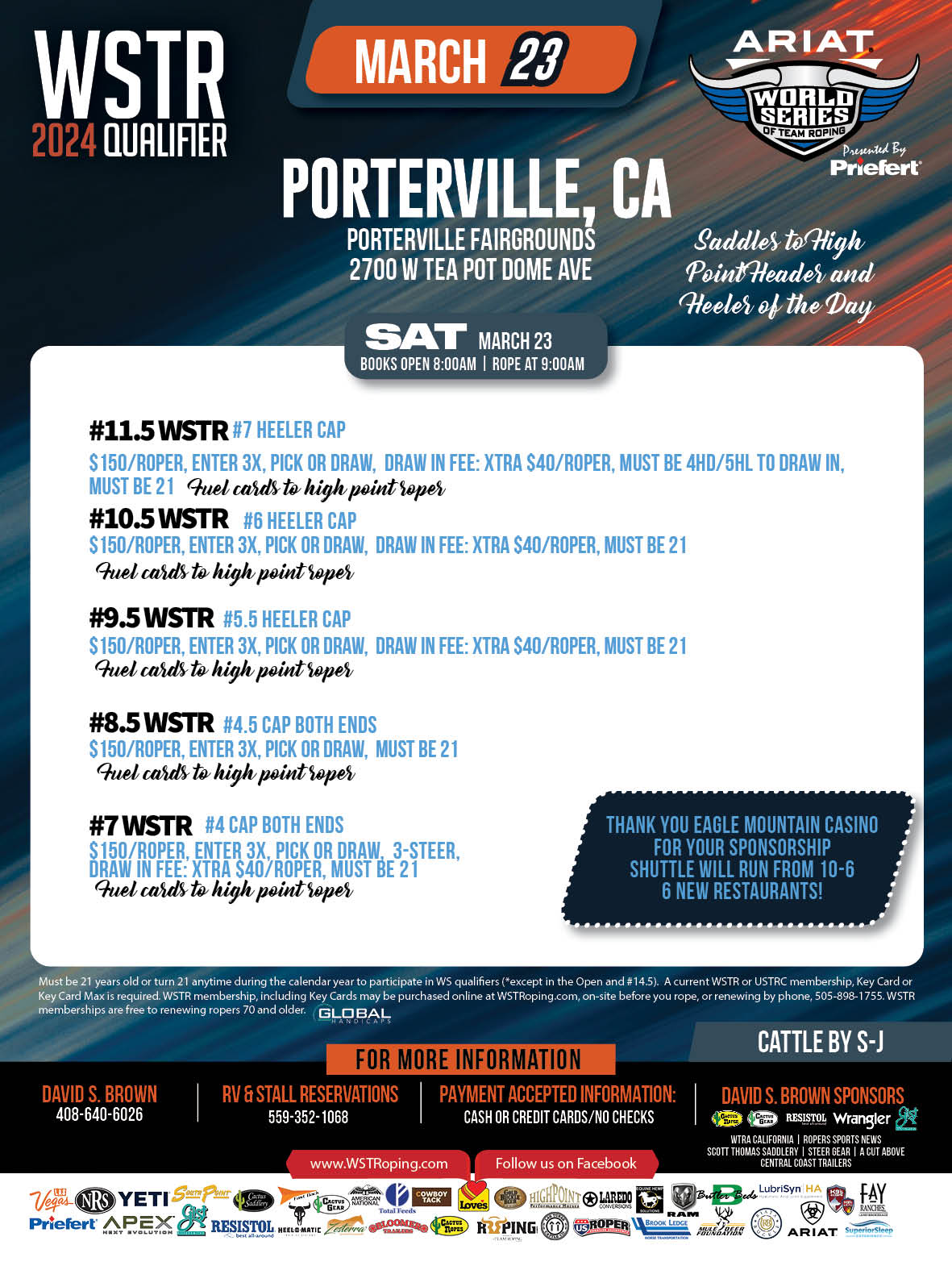 Calendar | World Series of Team Roping