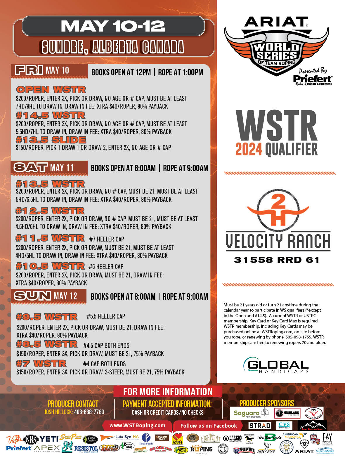 Calendar | World Series of Team Roping