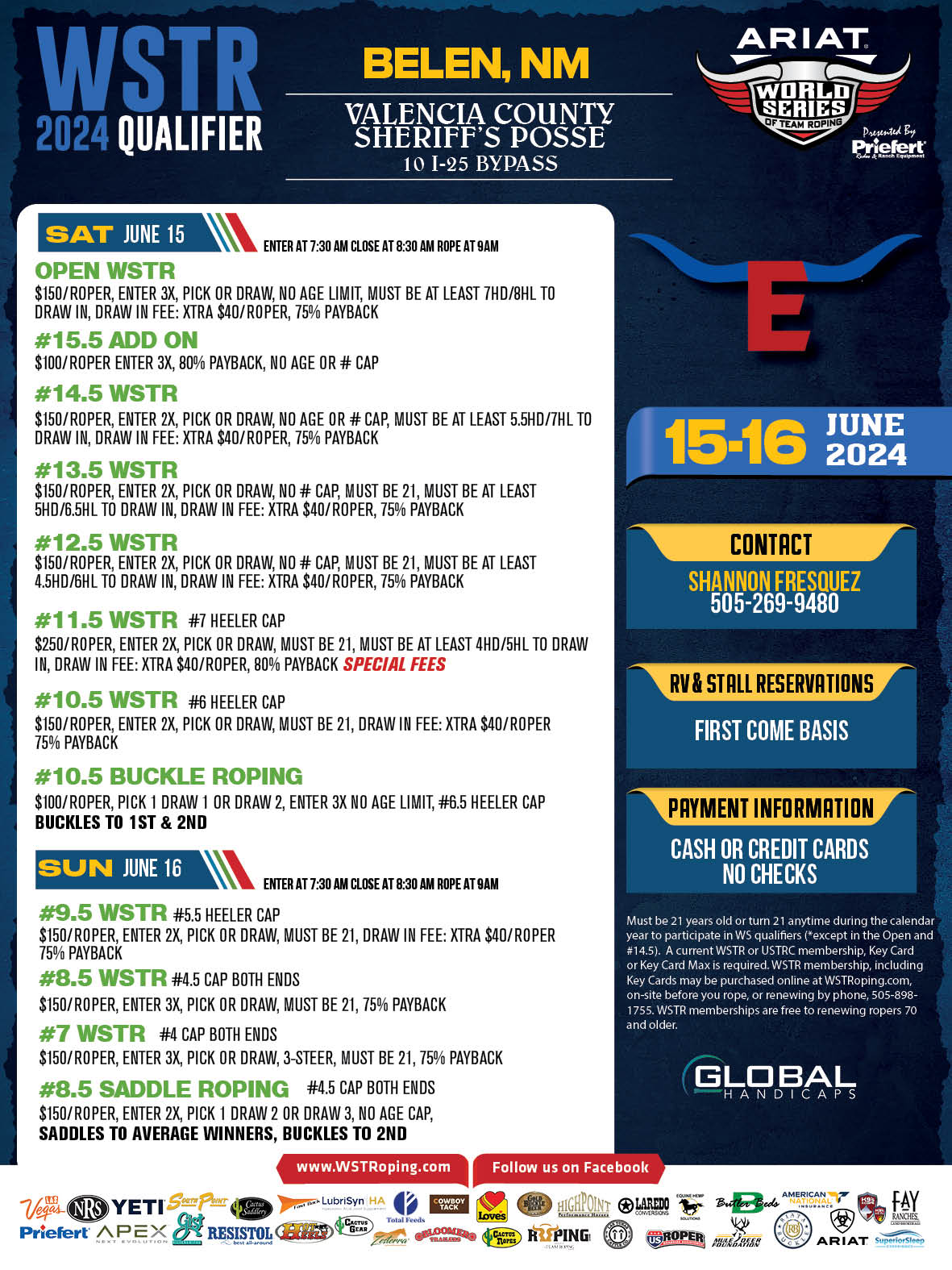 Calendar | World Series of Team Roping