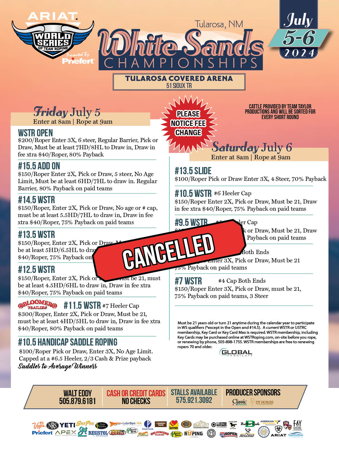 Calendar | World Series of Team Roping