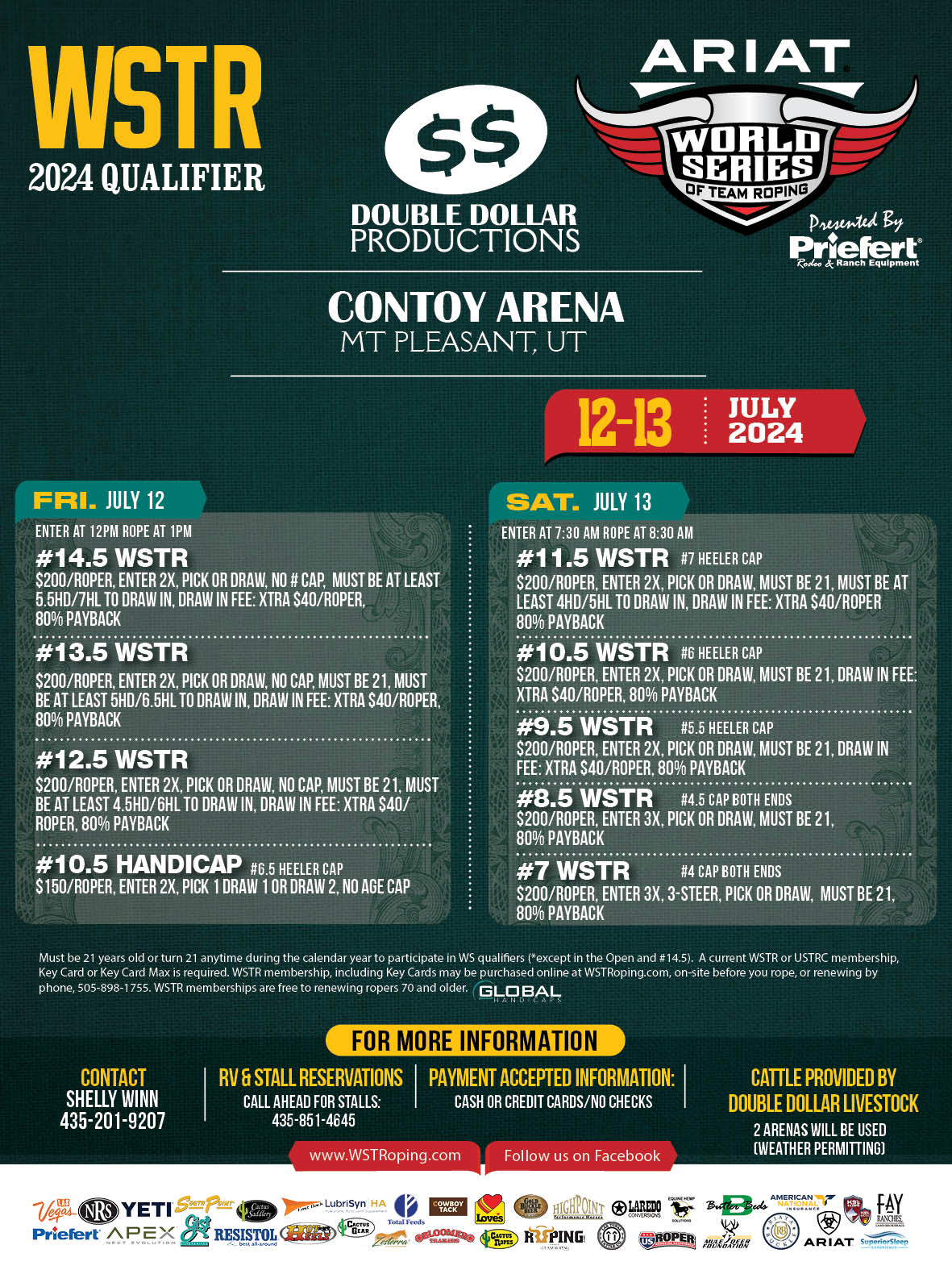 Calendar | World Series of Team Roping