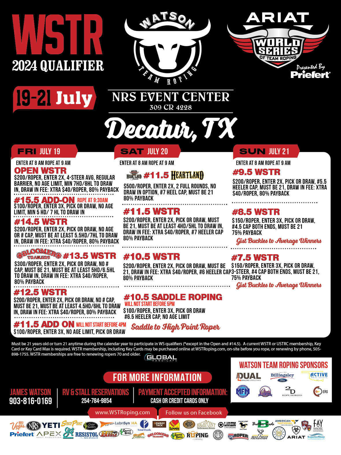 Calendar | World Series of Team Roping