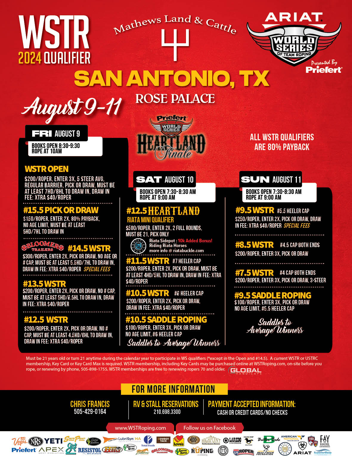 Calendar | World Series of Team Roping