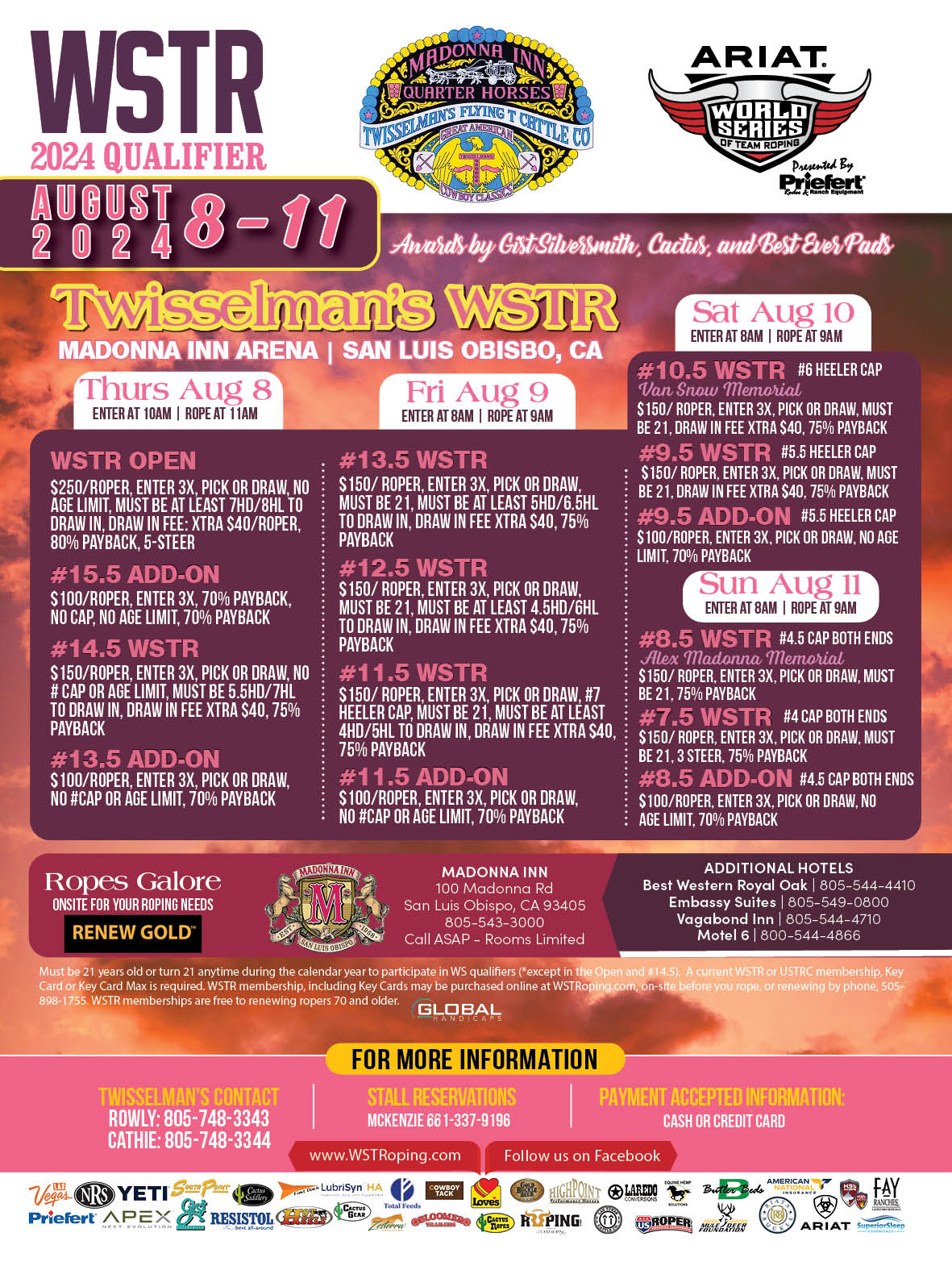 Calendar | World Series of Team Roping