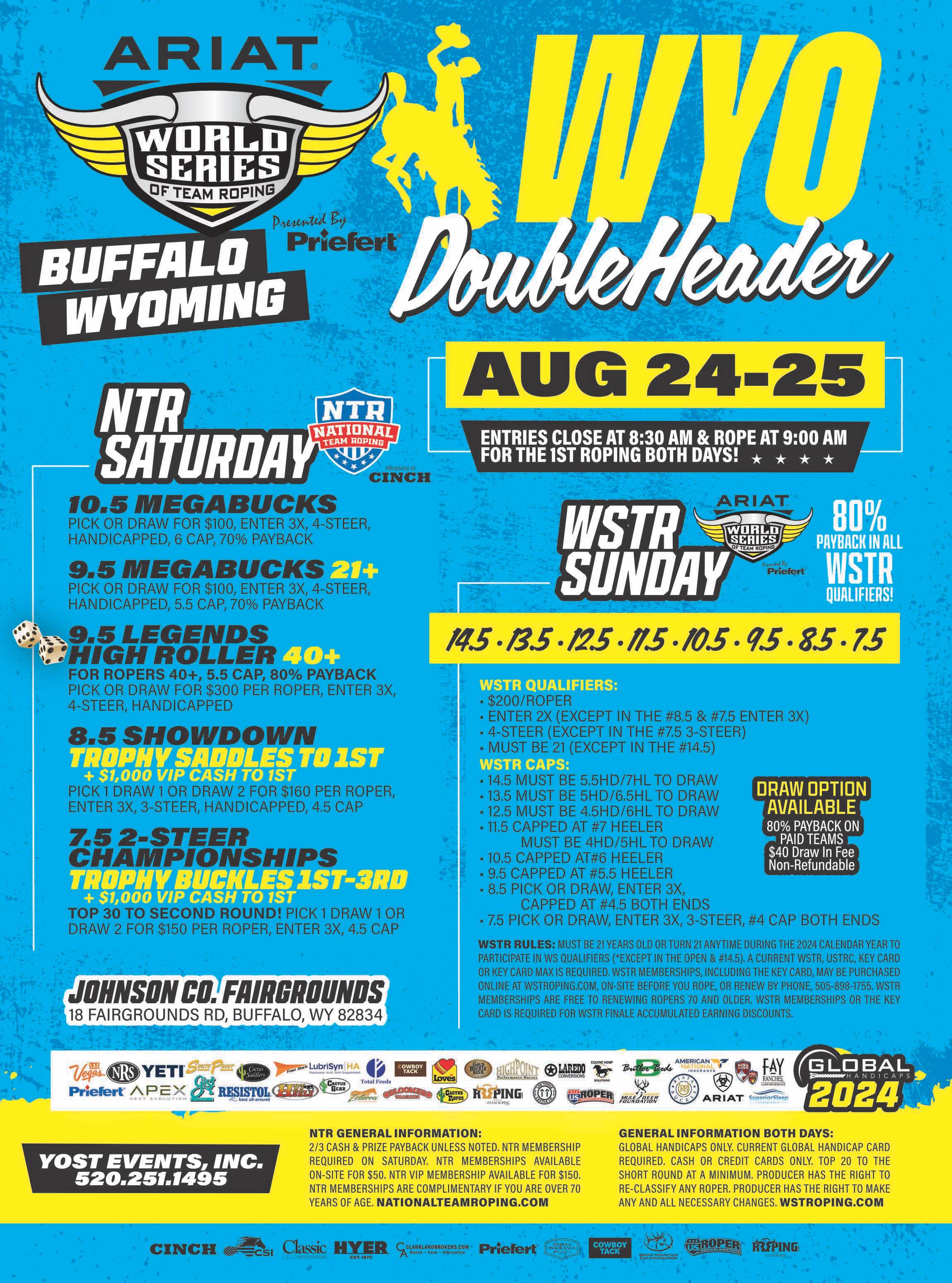 Calendar | World Series of Team Roping