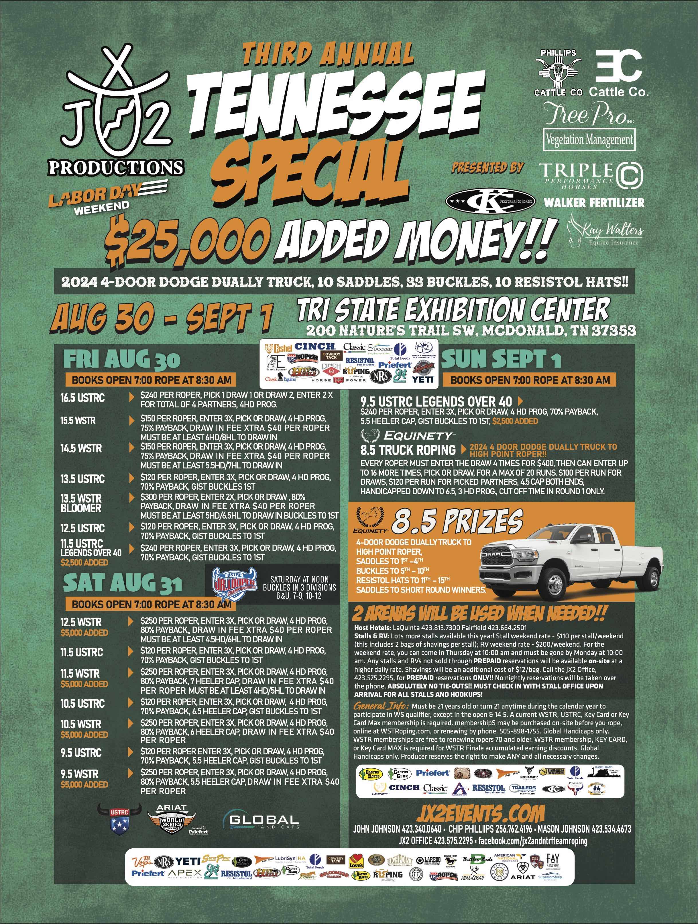 Calendar | World Series of Team Roping