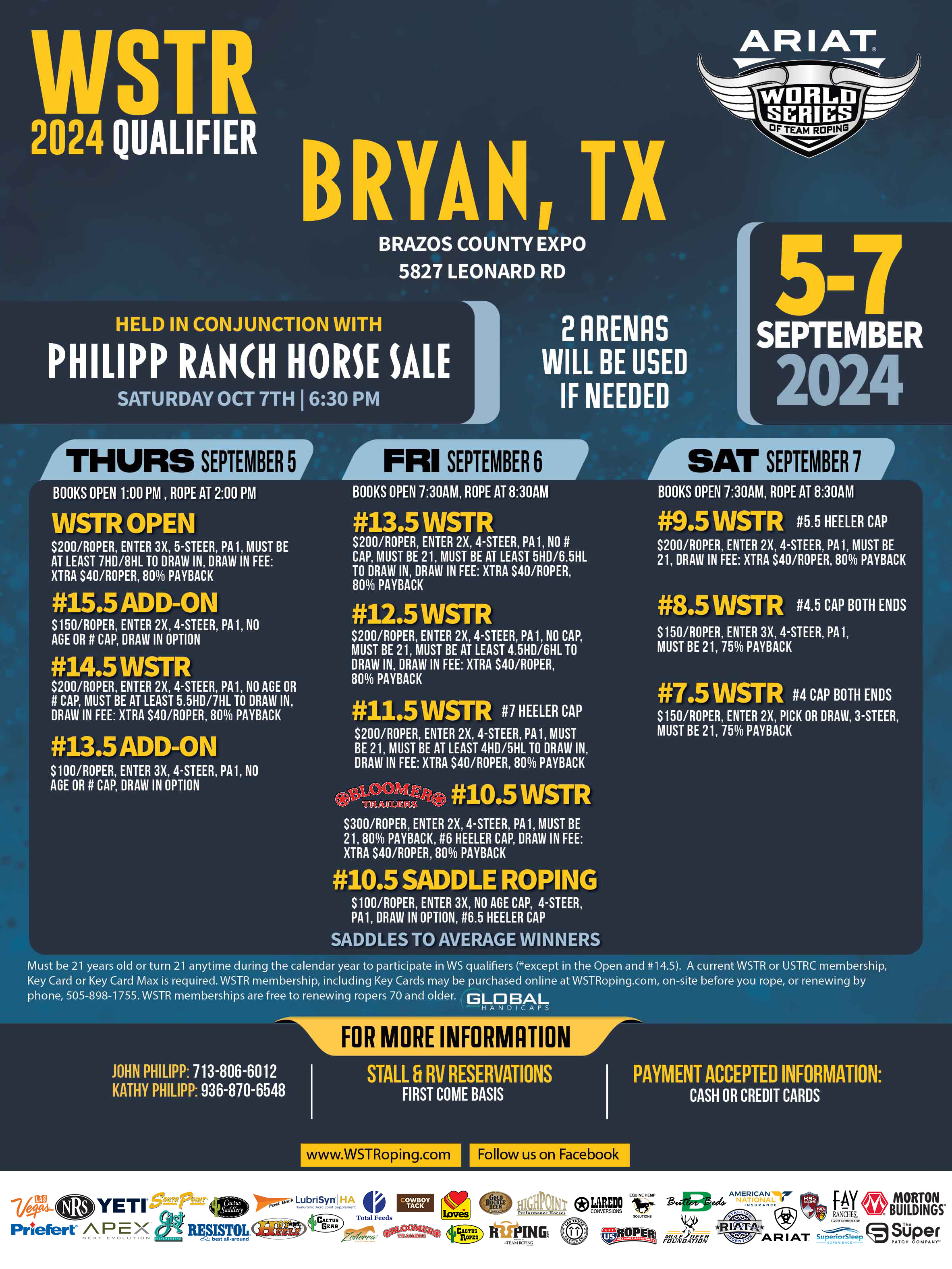 Calendar | World Series of Team Roping