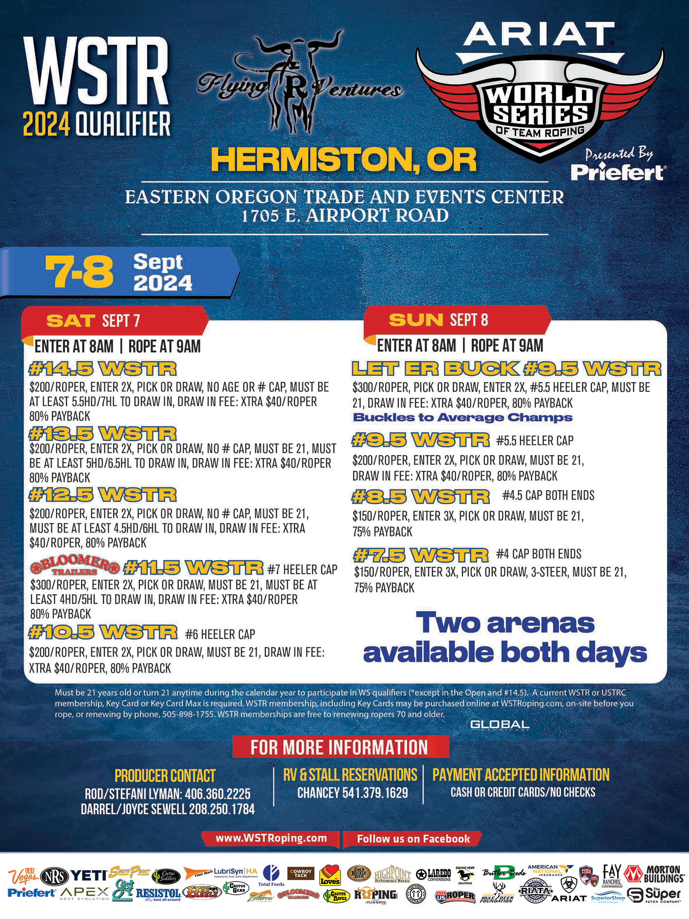 Calendar | World Series of Team Roping