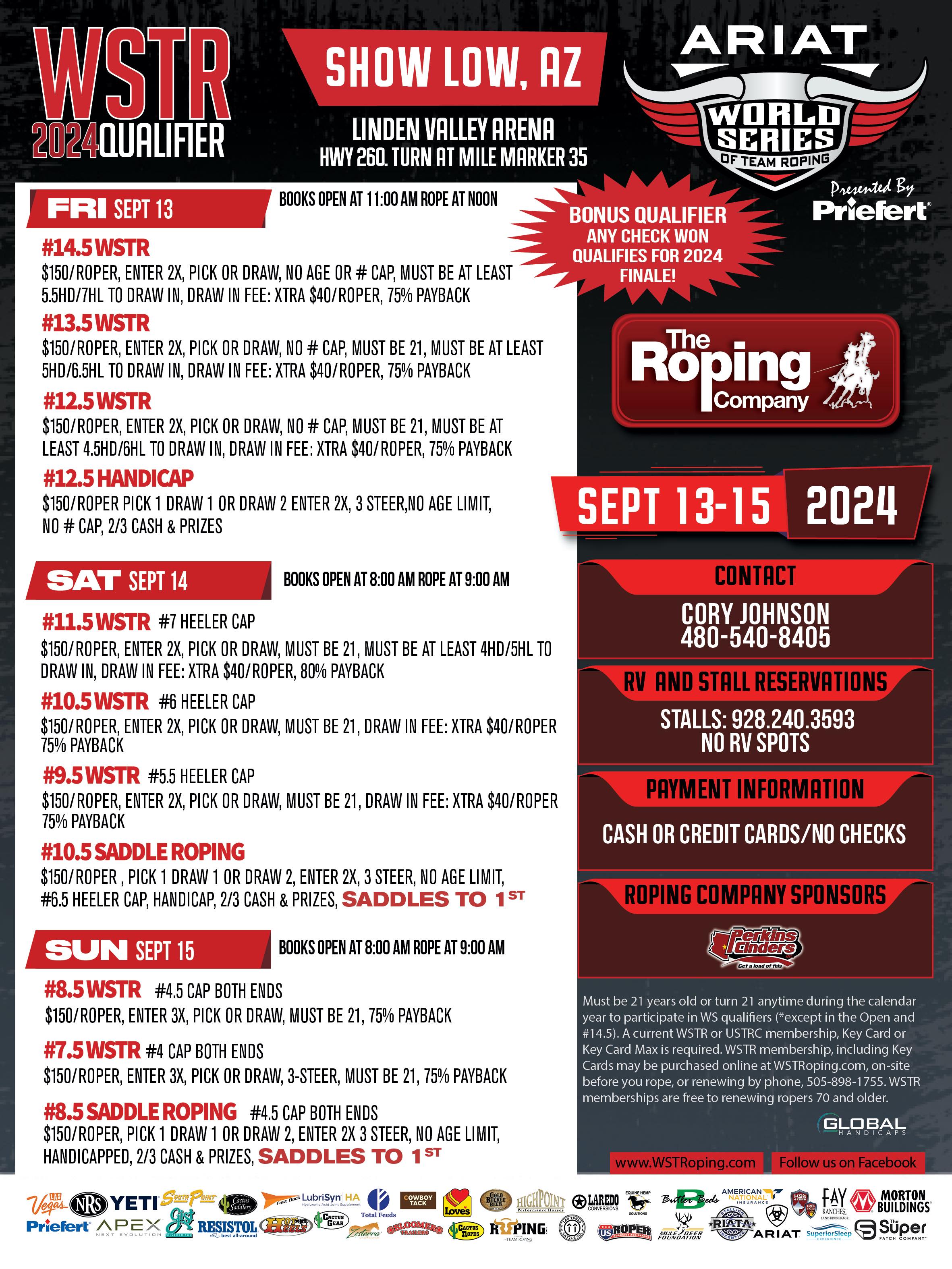 Calendar | World Series of Team Roping