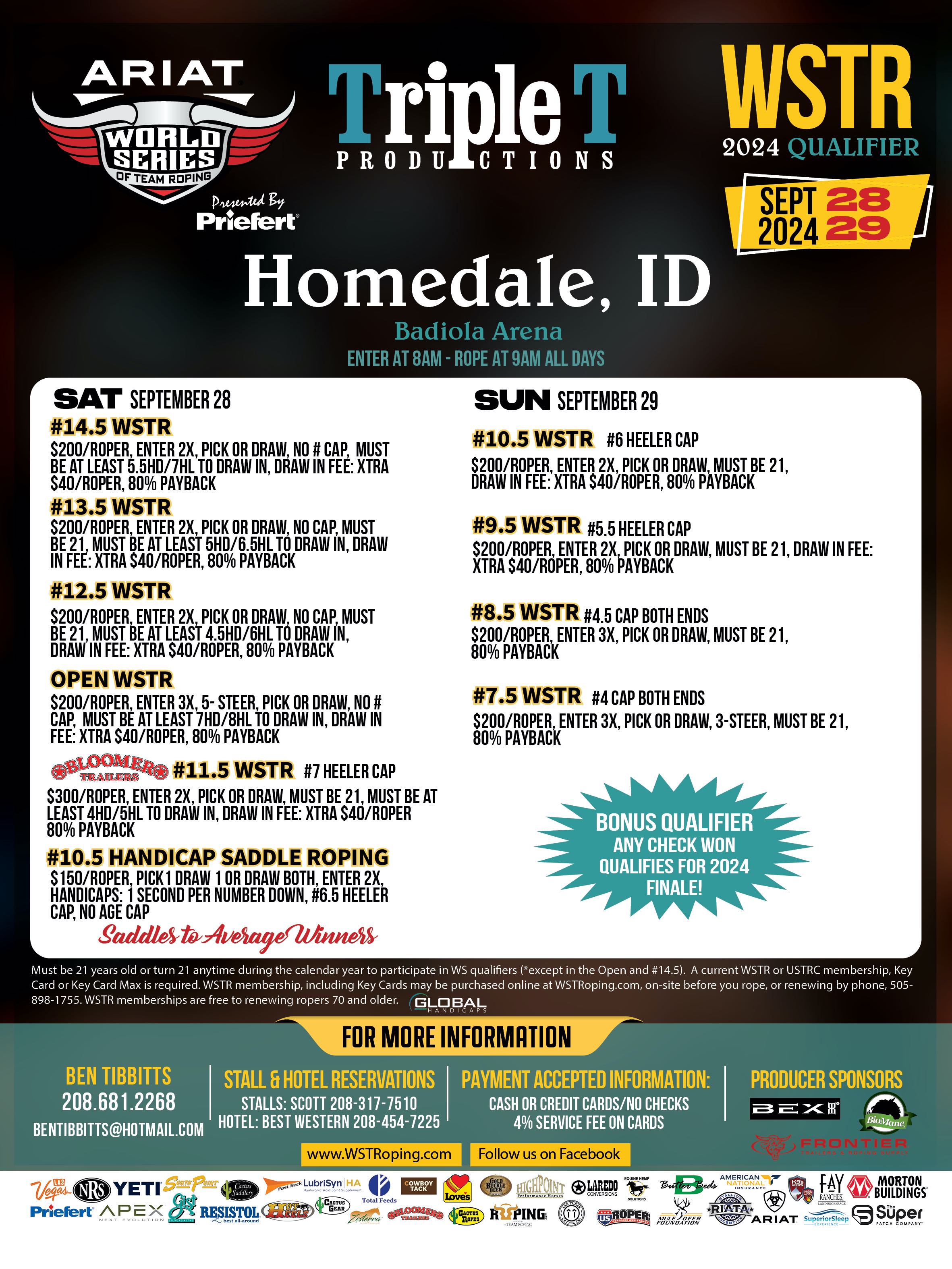 Calendar | World Series of Team Roping