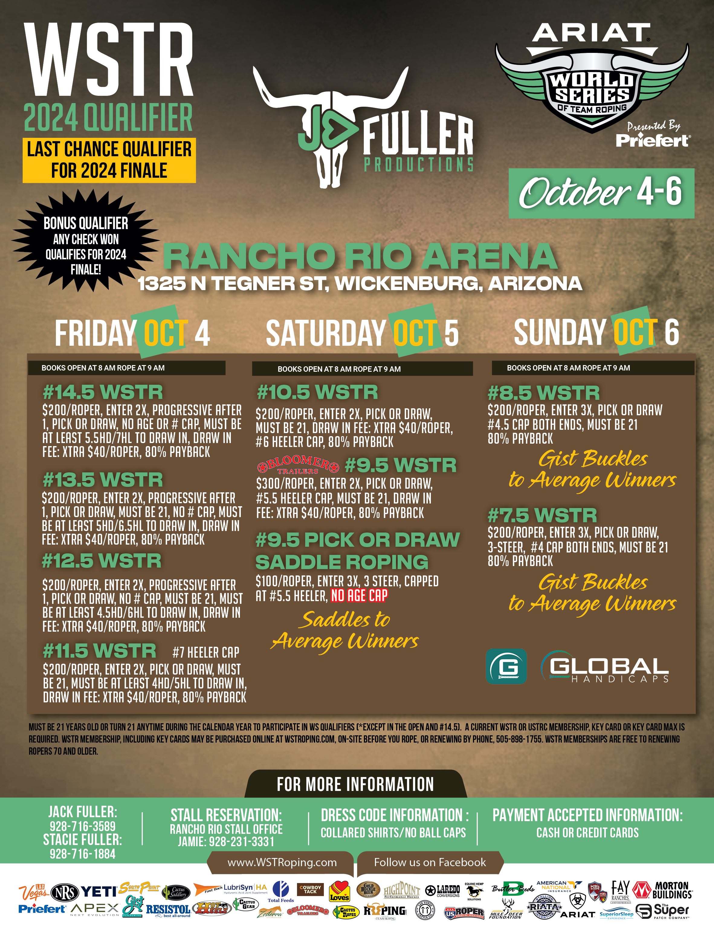 Calendar | World Series of Team Roping