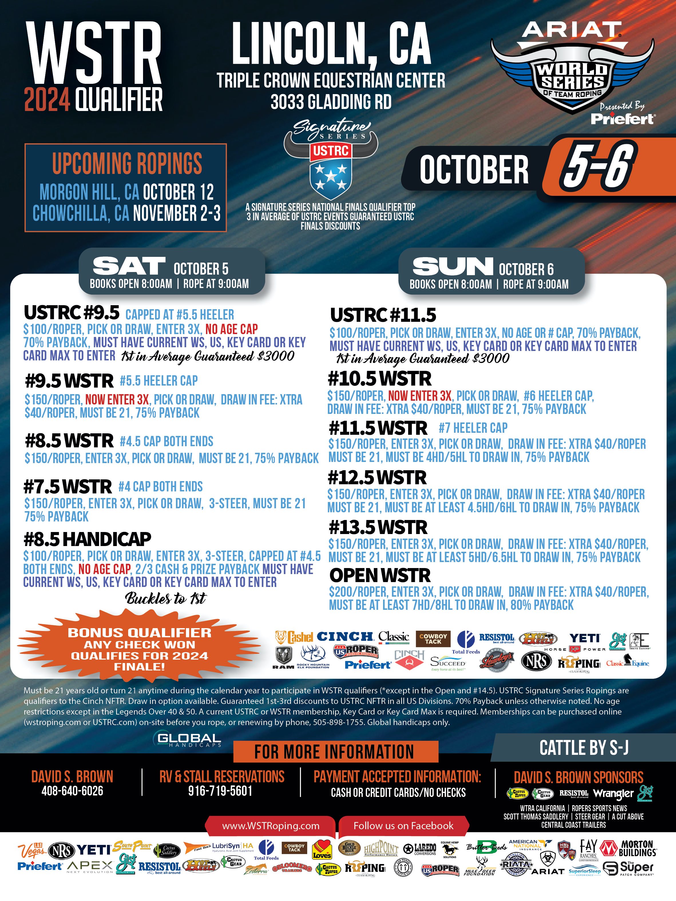 Calendar | World Series of Team Roping