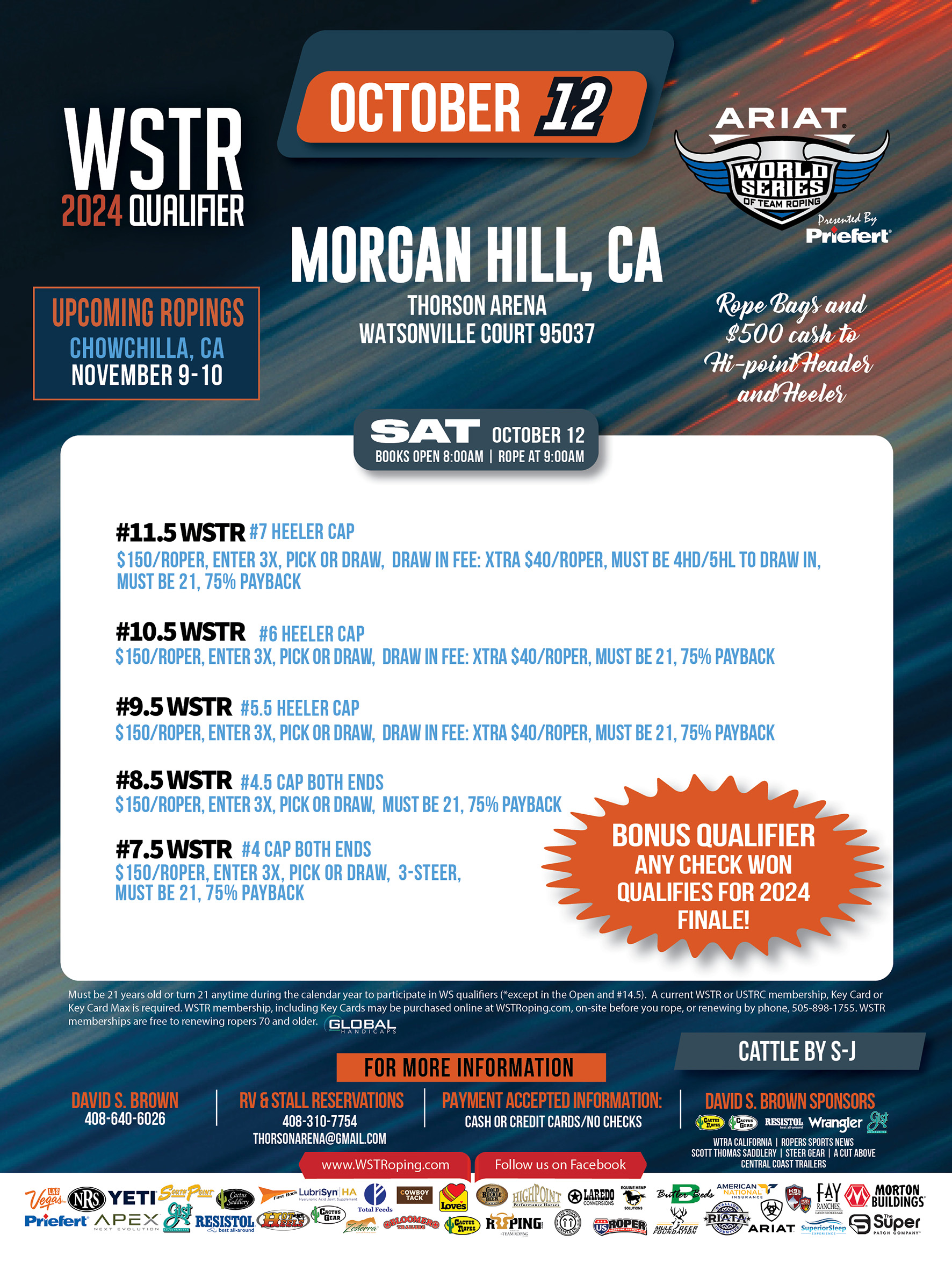 Calendar | World Series of Team Roping