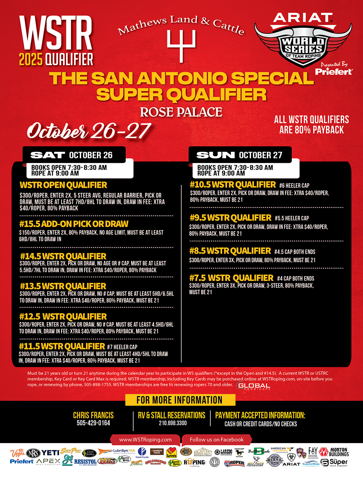 Calendar | World Series of Team Roping