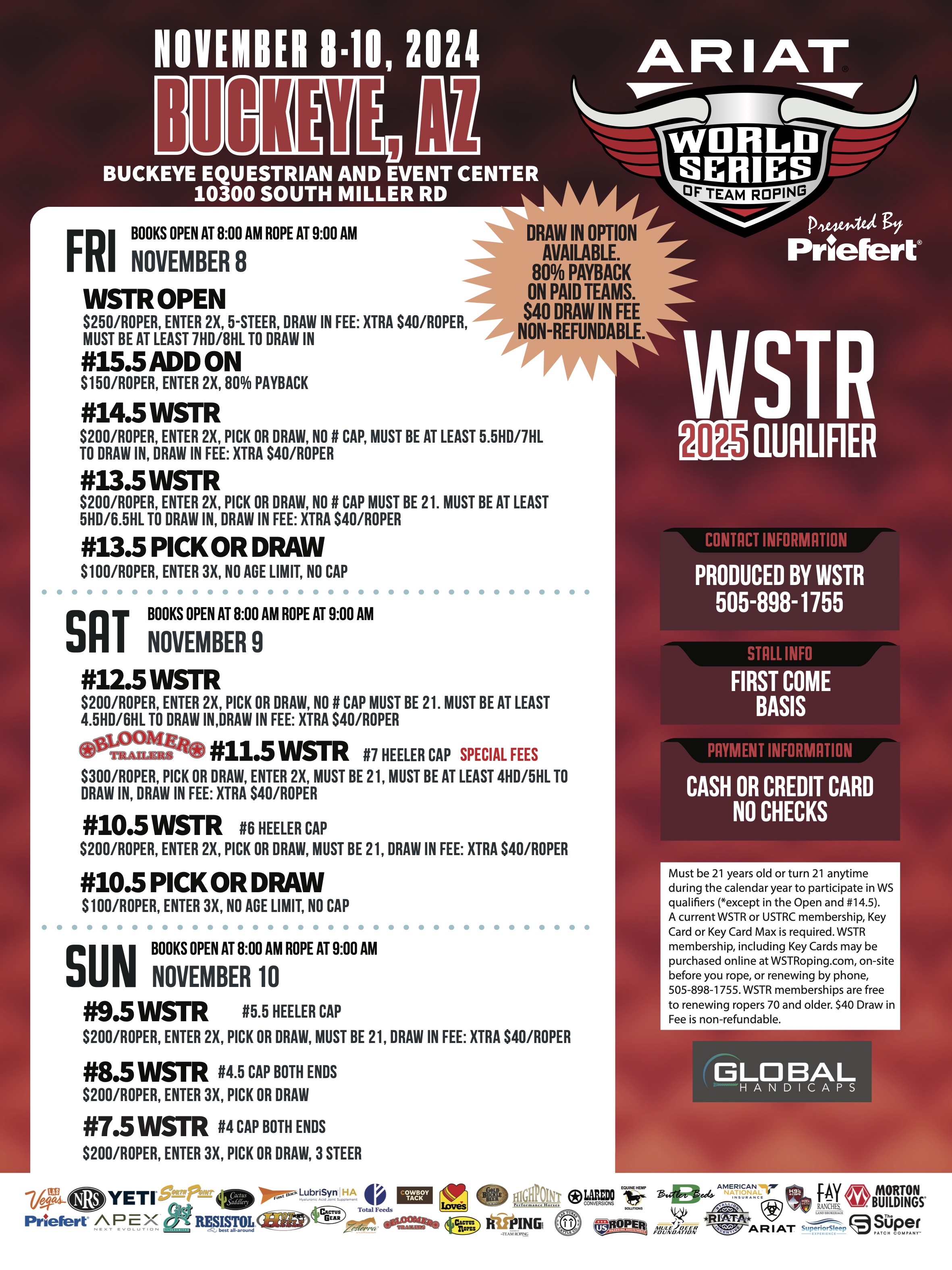 Calendar | World Series of Team Roping