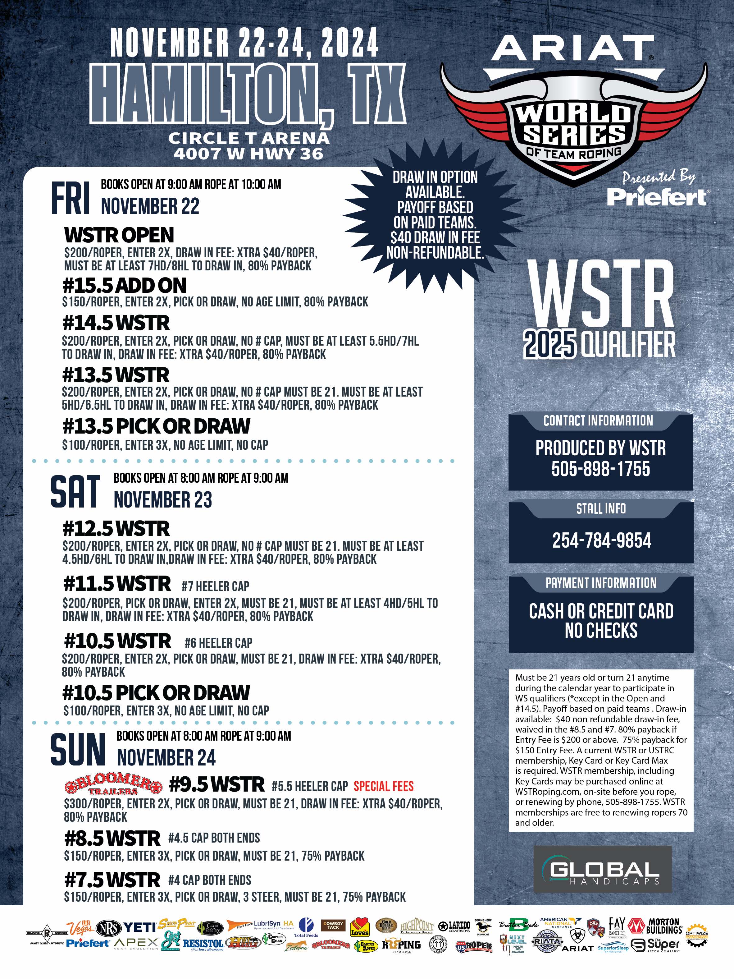 Calendar | World Series of Team Roping