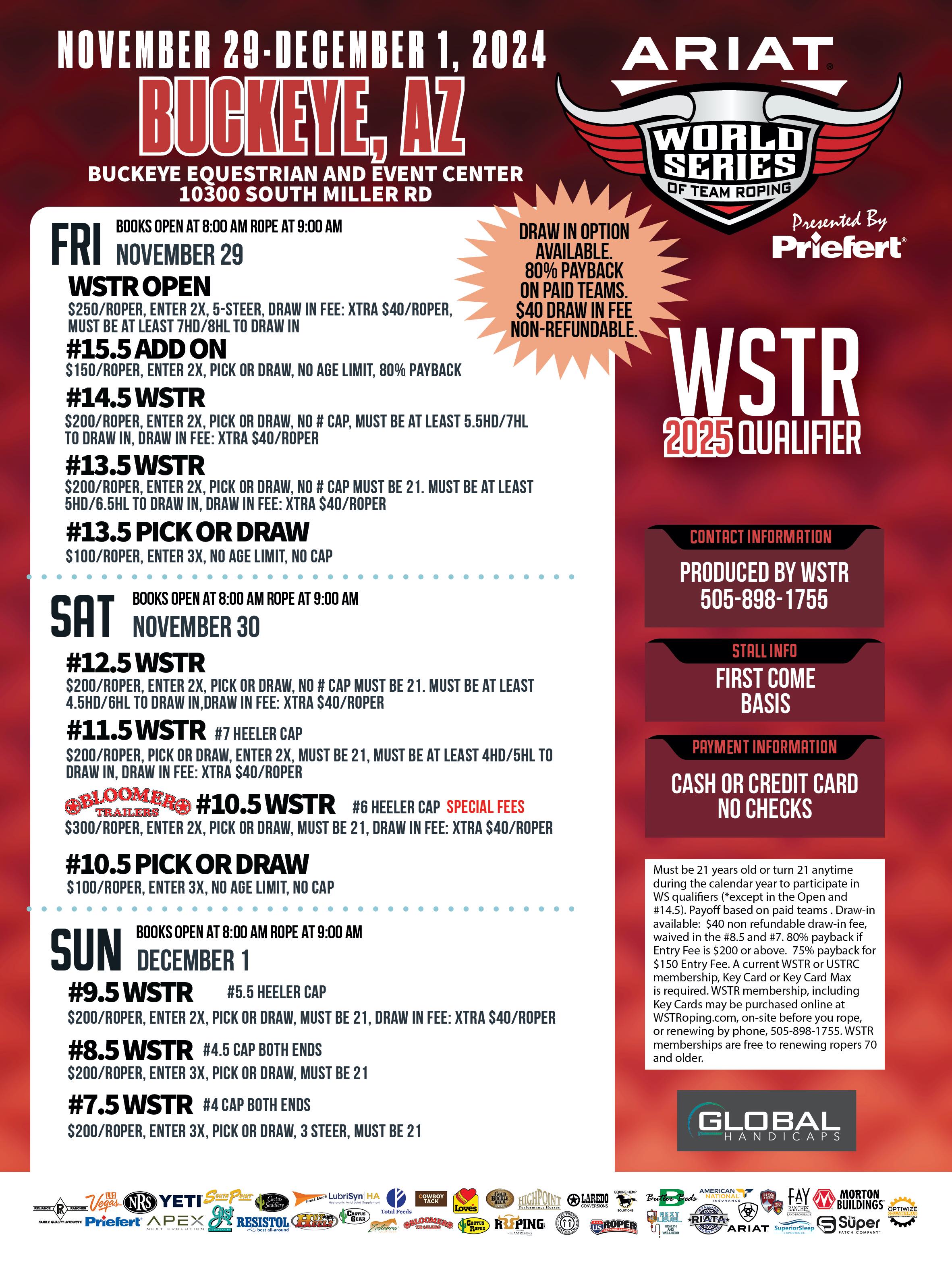Calendar | World Series of Team Roping