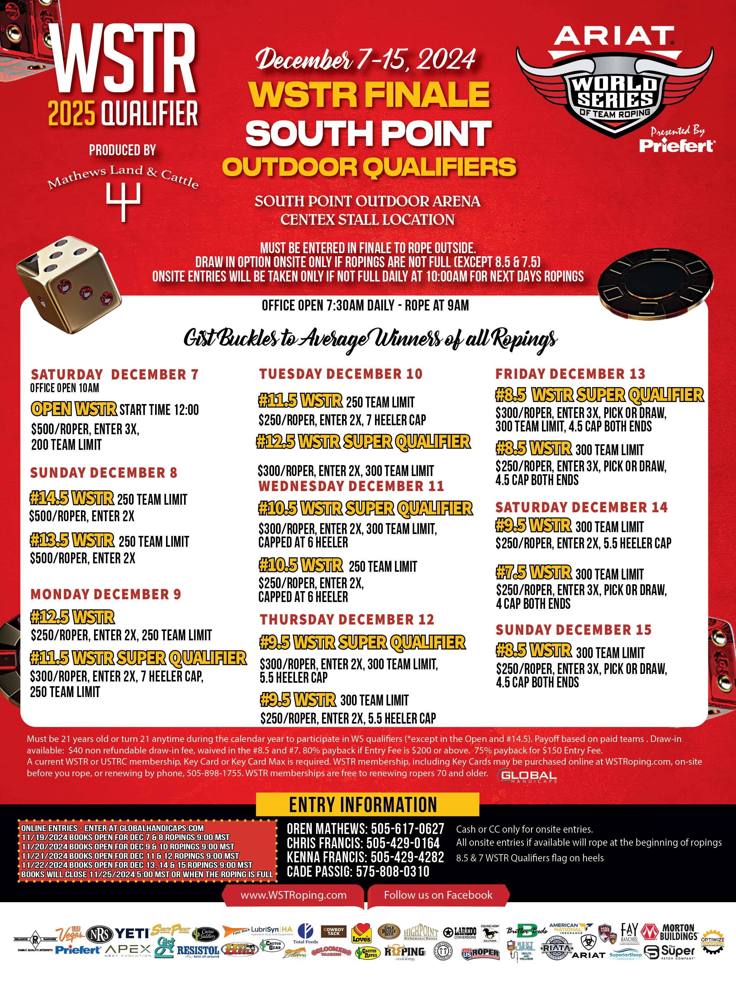 Calendar | World Series of Team Roping