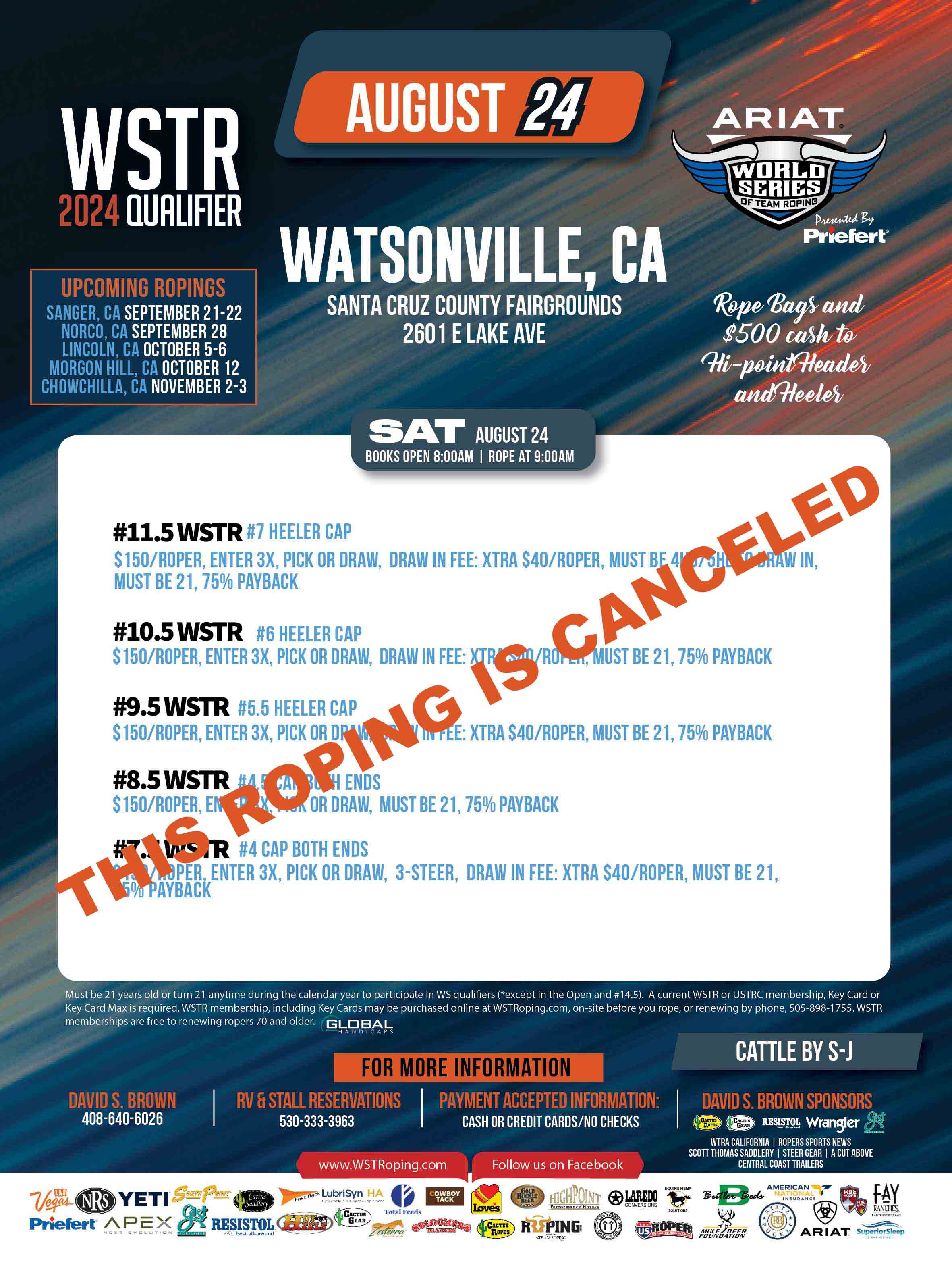 Calendar | World Series of Team Roping