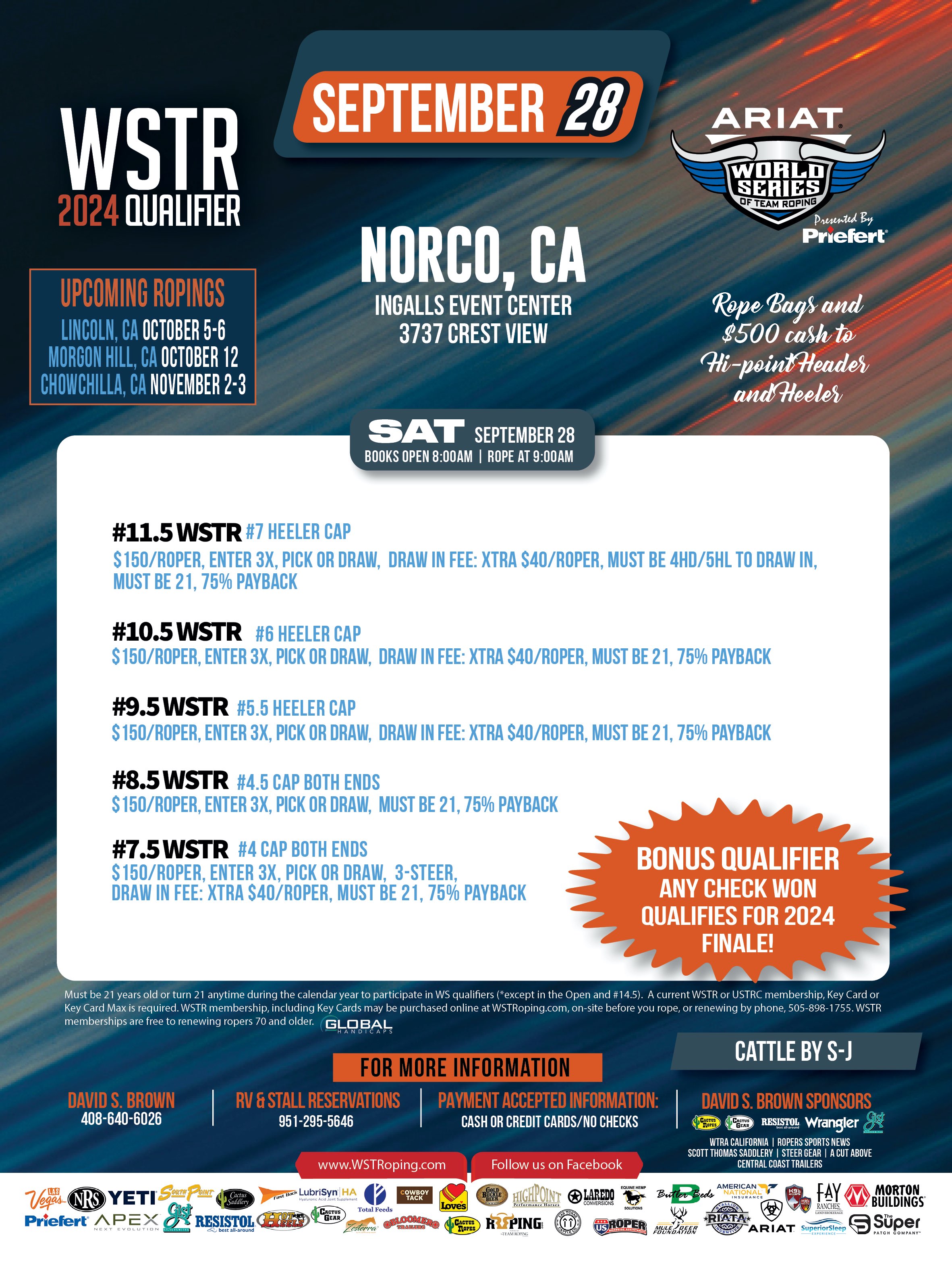Calendar | World Series of Team Roping