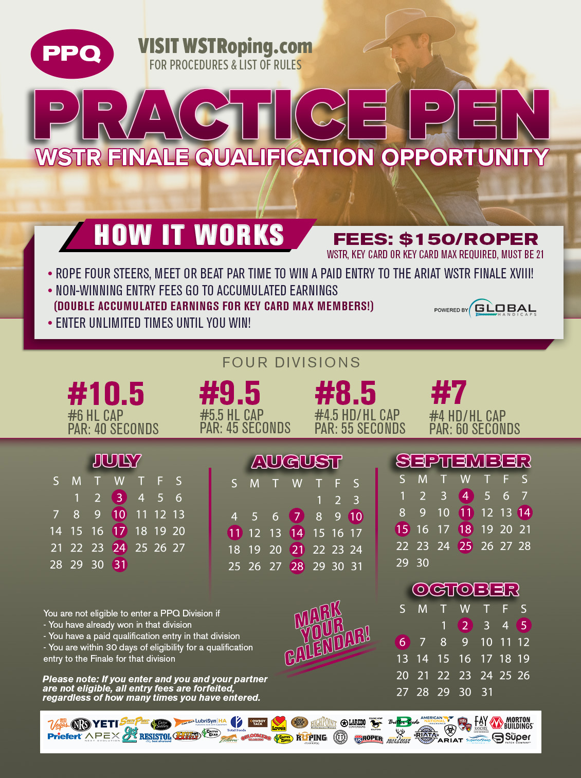 Calendar | World Series of Team Roping