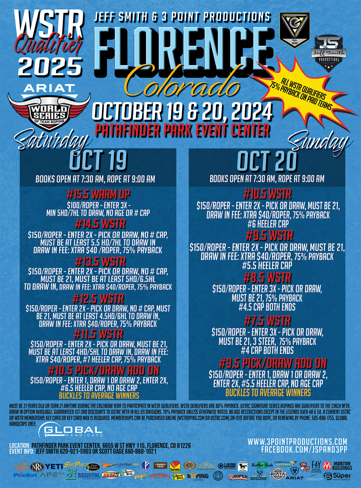 Calendar | World Series of Team Roping