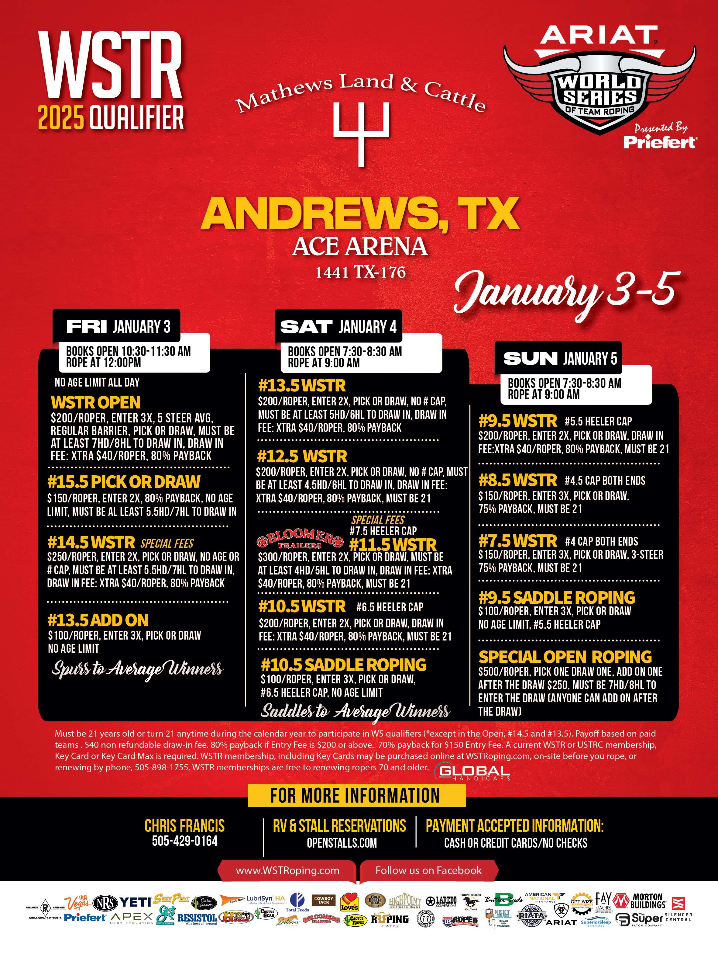 Calendar | World Series of Team Roping