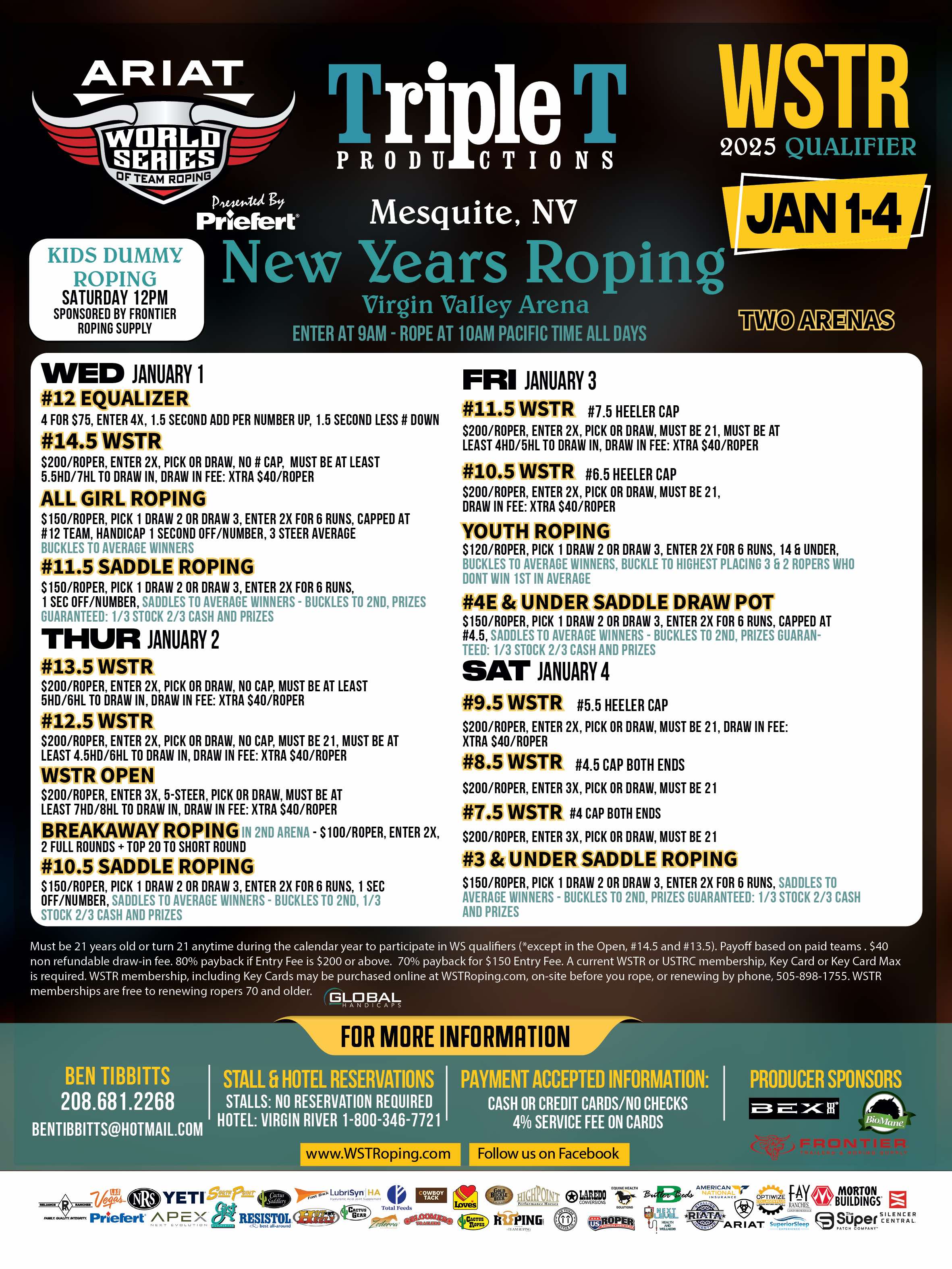 Calendar | World Series of Team Roping