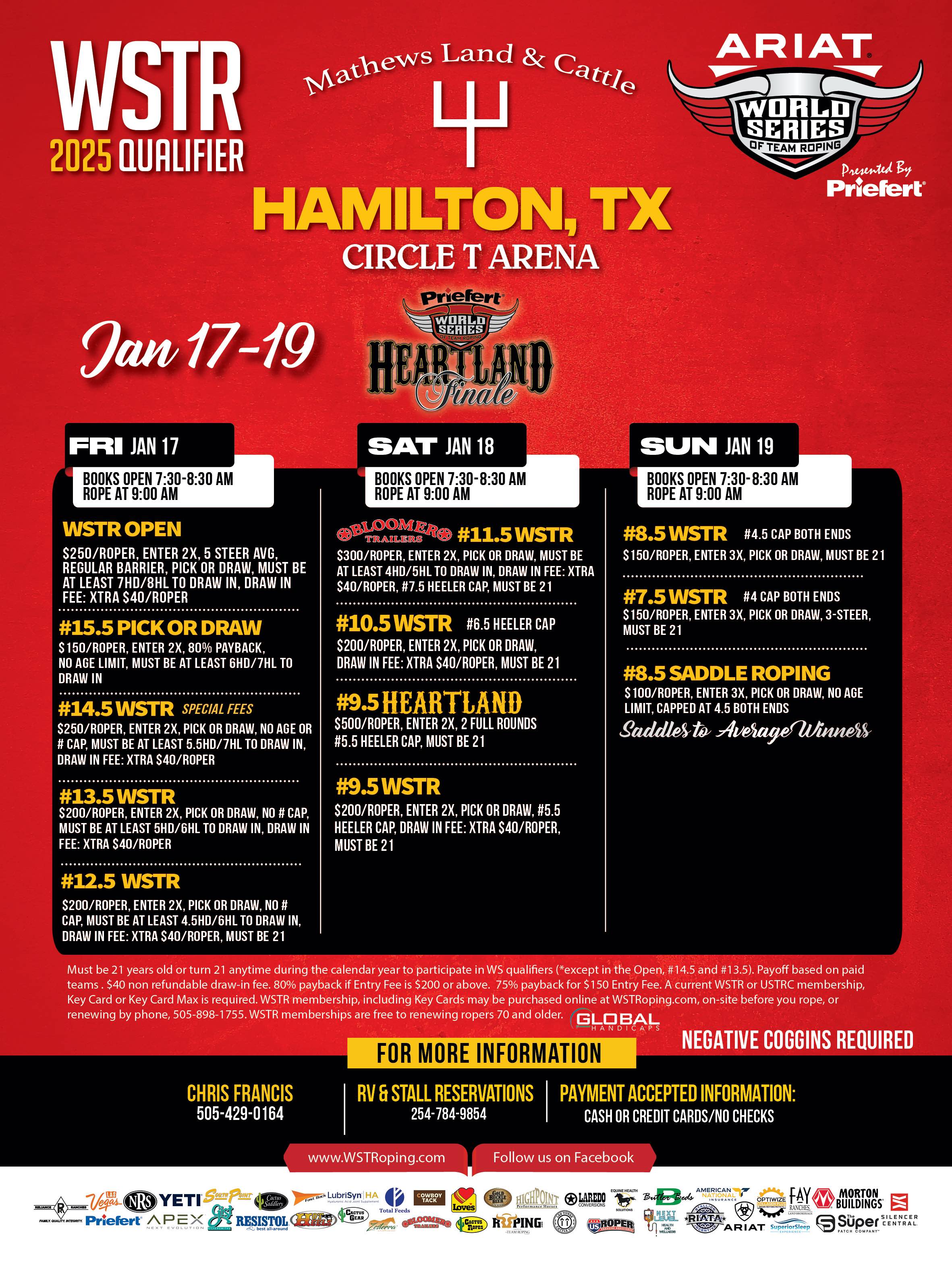 Calendar | World Series of Team Roping