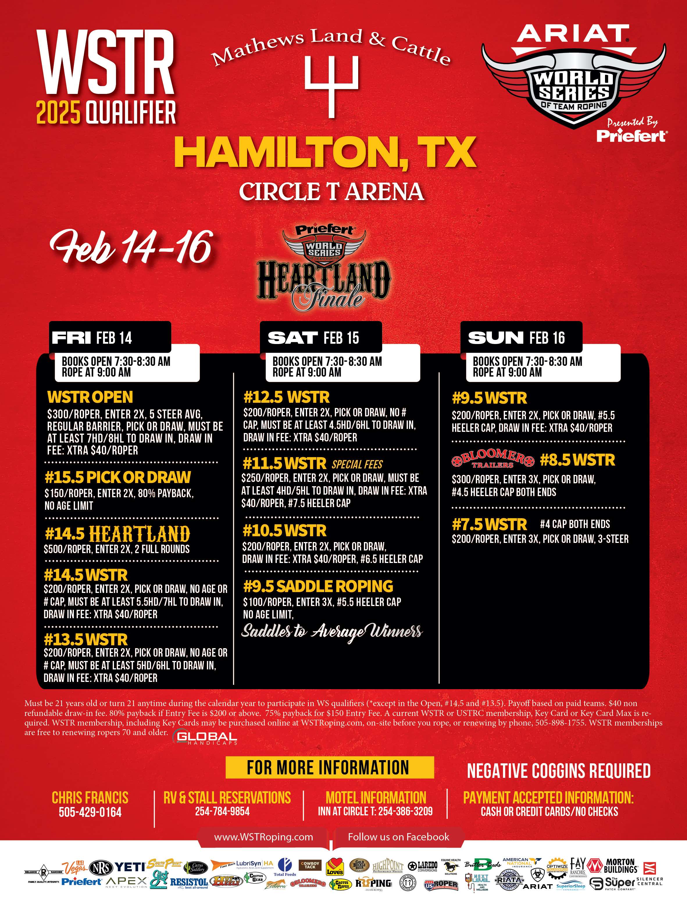 Calendar | World Series of Team Roping