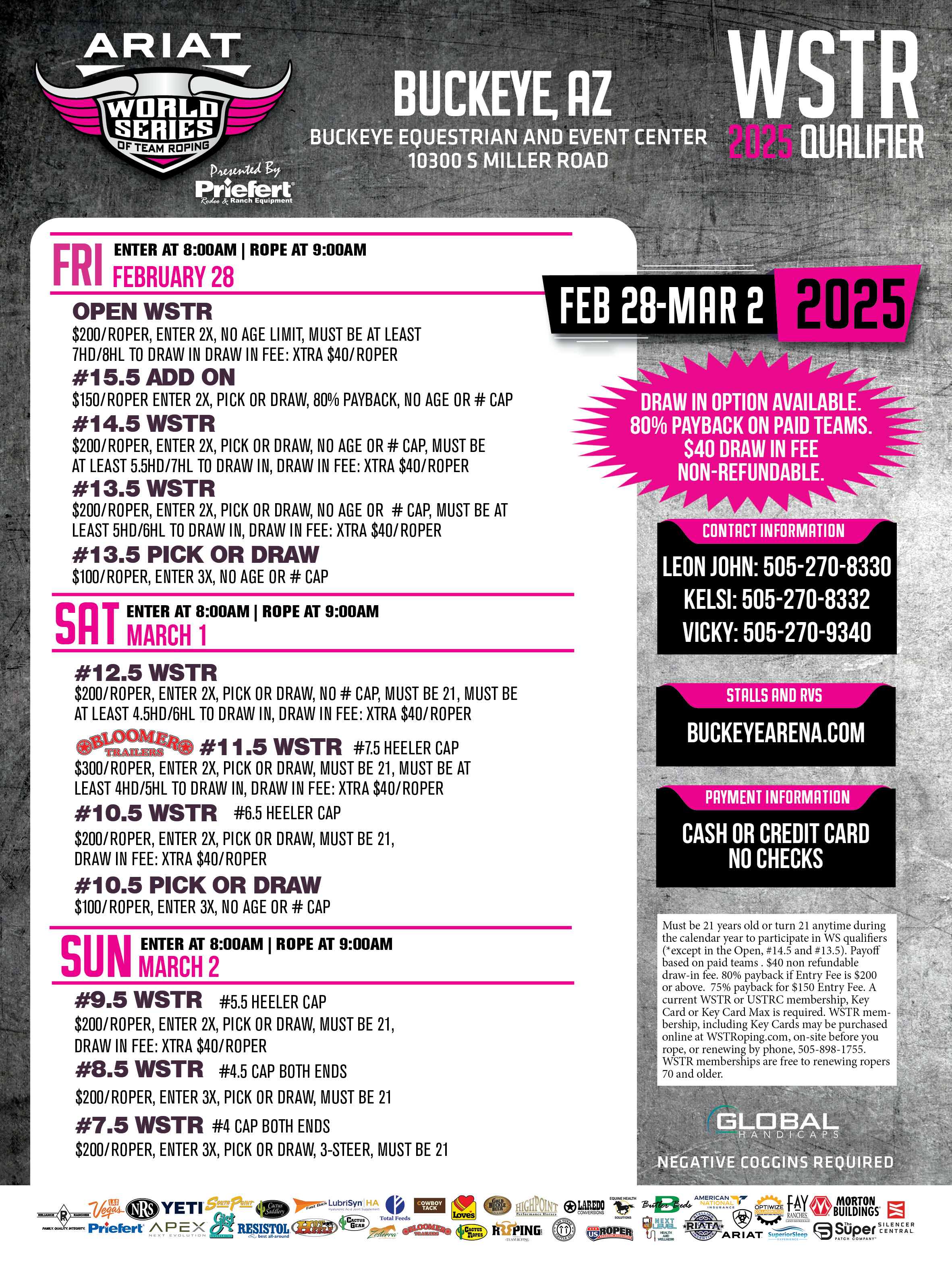 Calendar | World Series of Team Roping