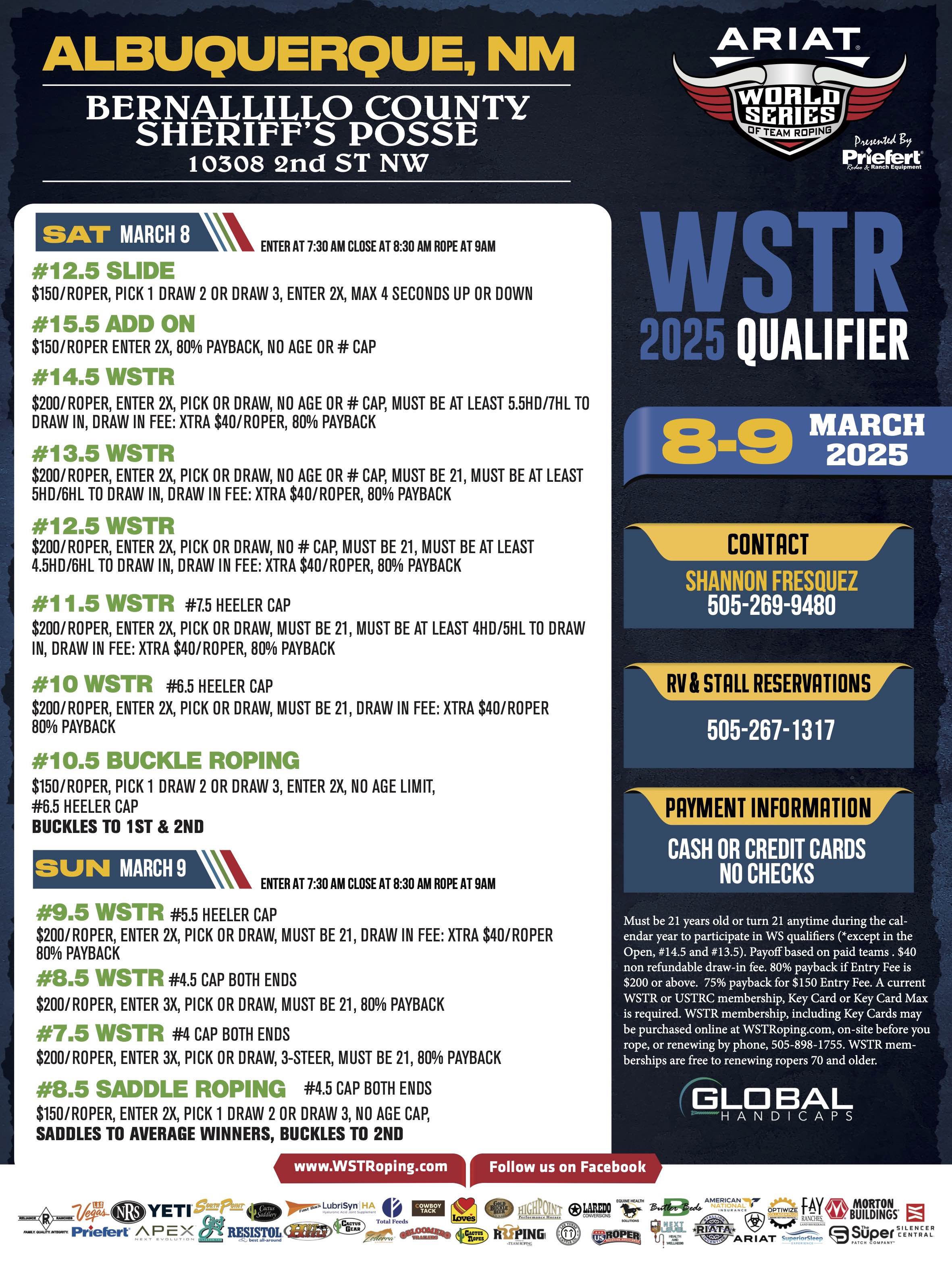 Calendar | World Series of Team Roping