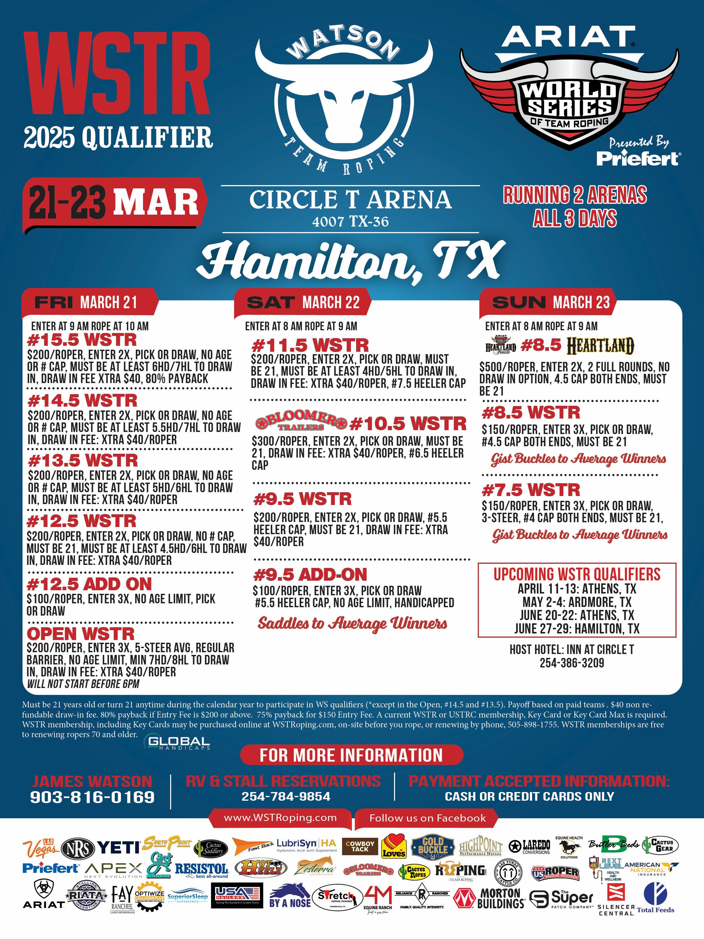 Calendar | World Series of Team Roping