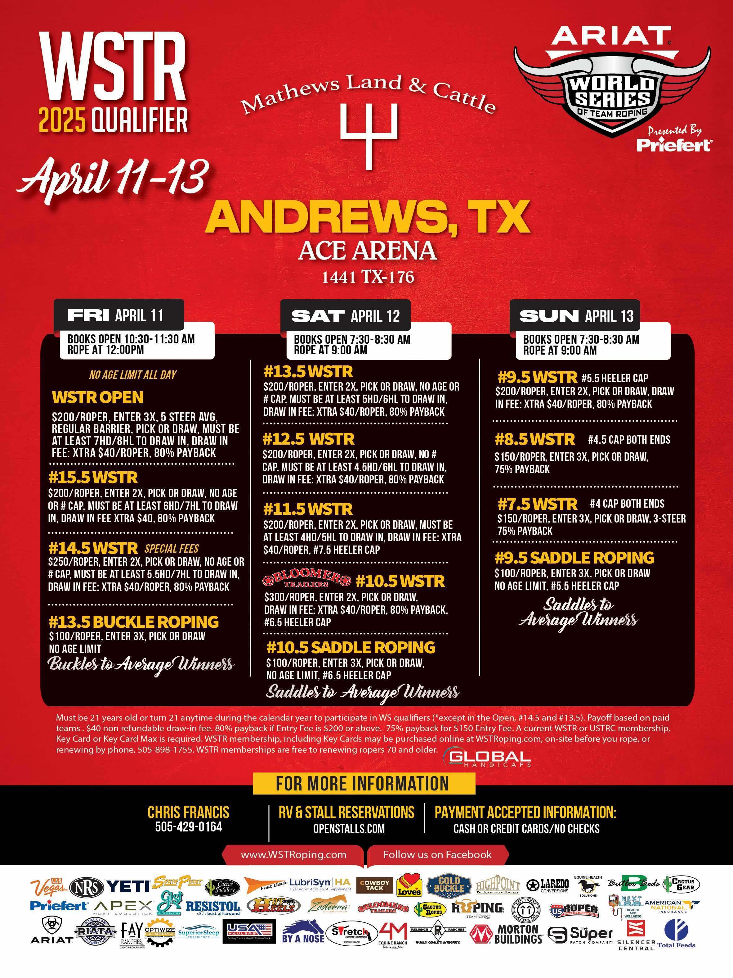 Calendar | World Series of Team Roping