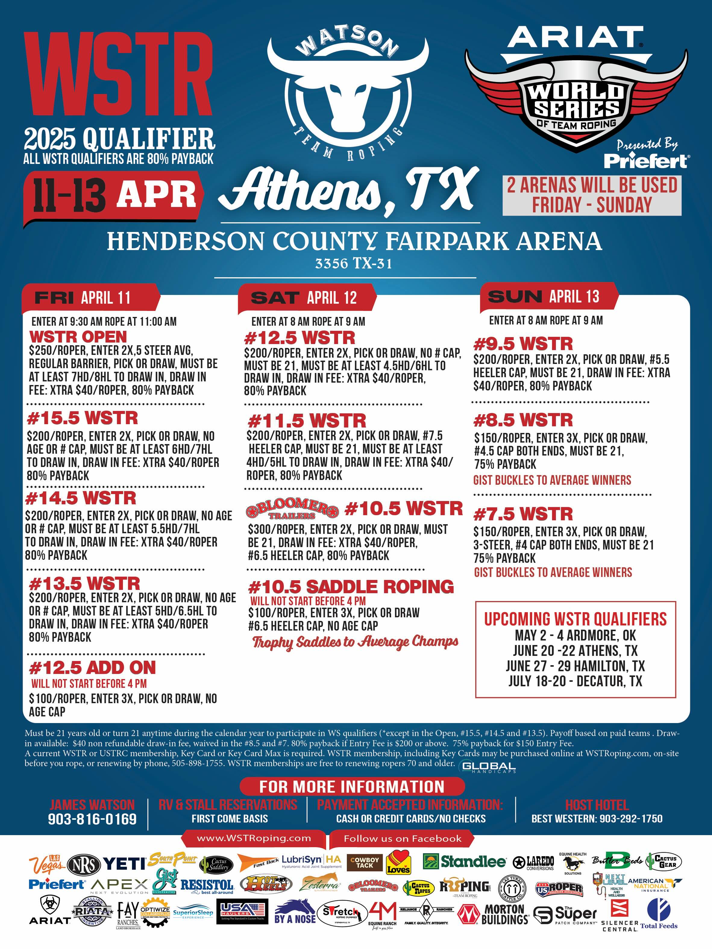 Calendar | World Series of Team Roping