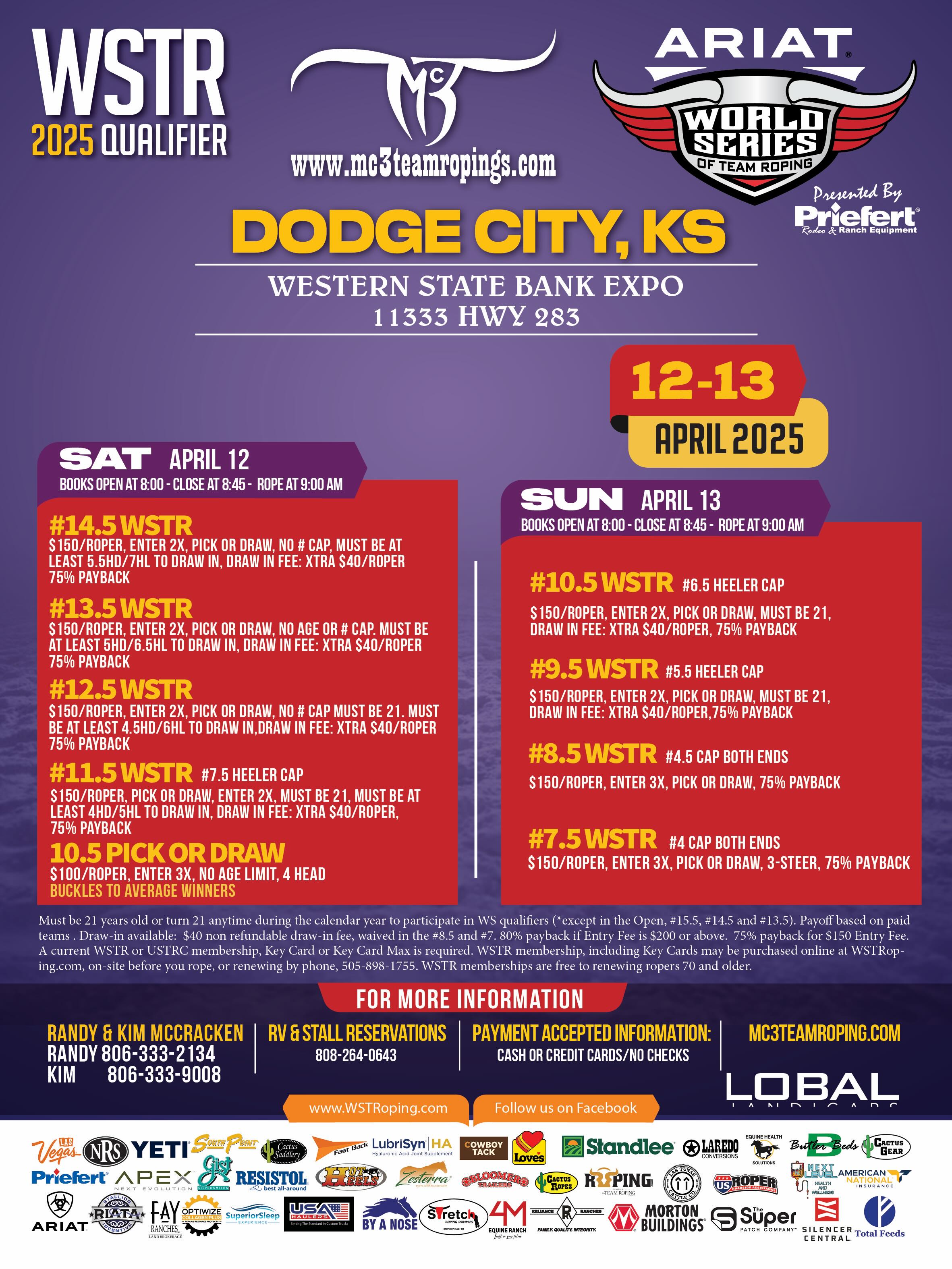 Calendar | World Series of Team Roping