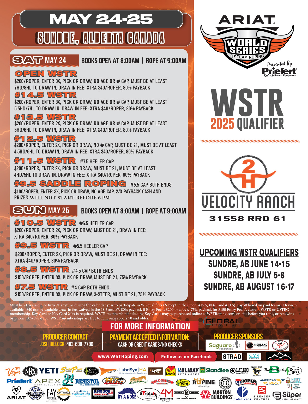Calendar | World Series of Team Roping