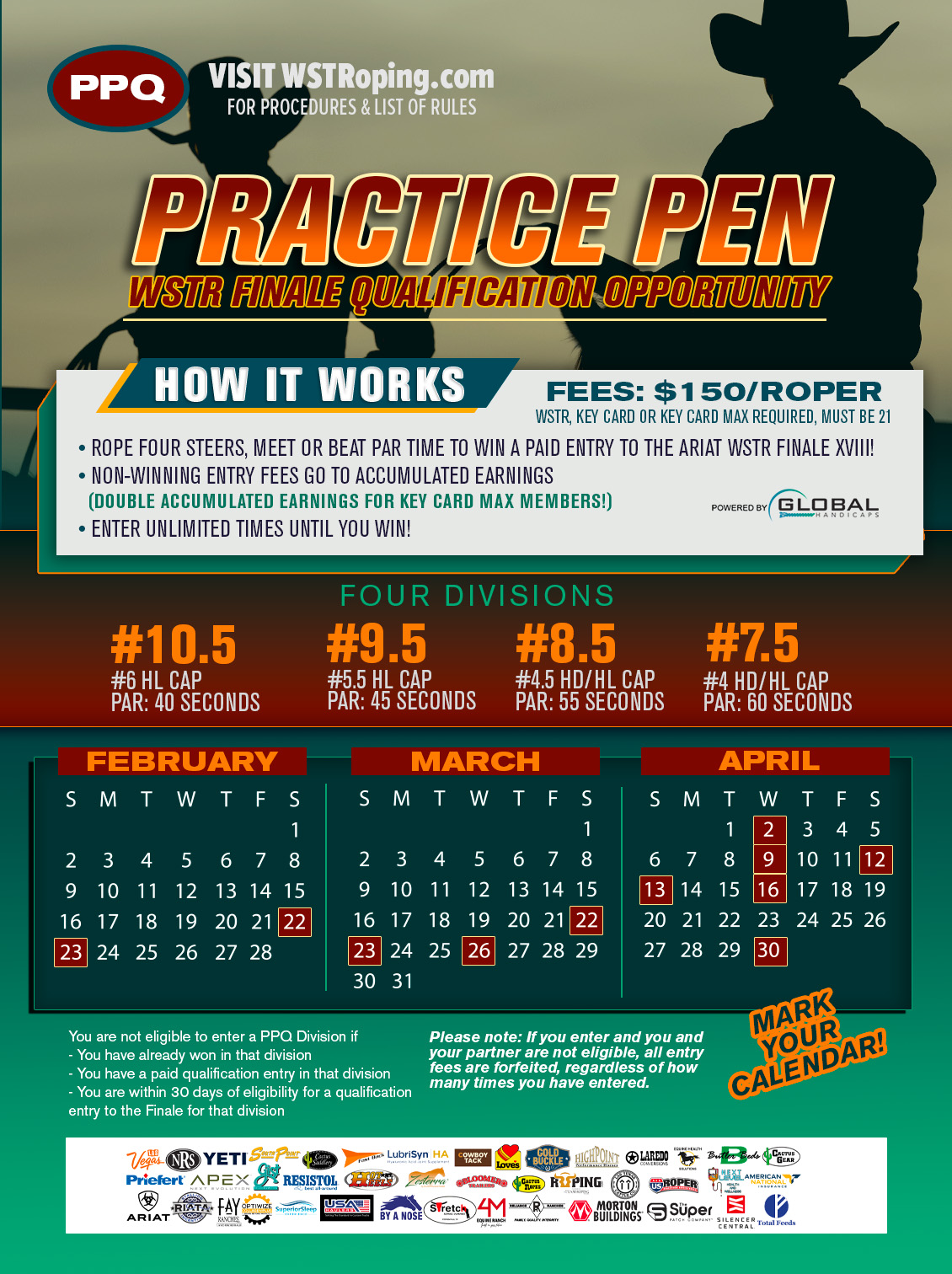 Calendar | World Series of Team Roping