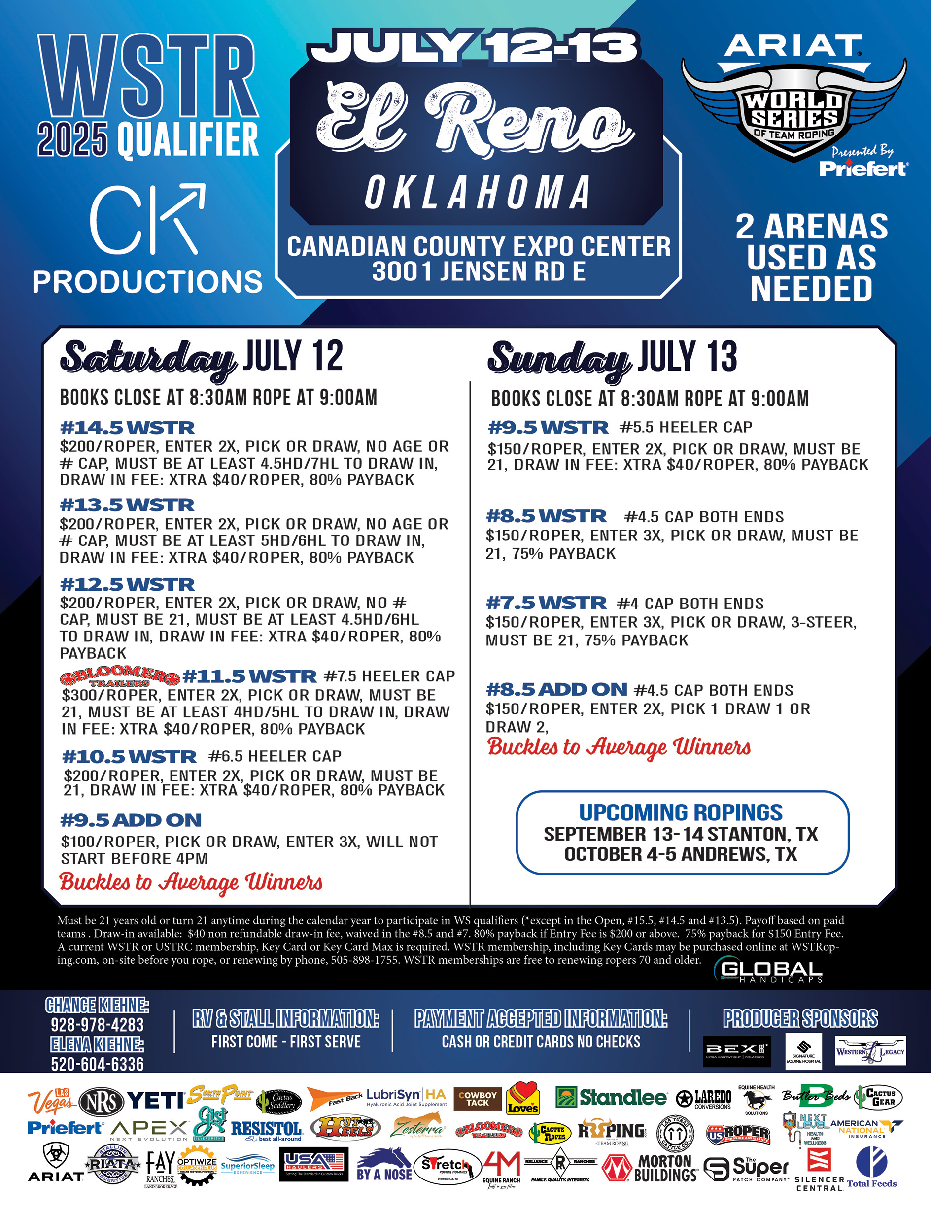 Calendar | World Series of Team Roping