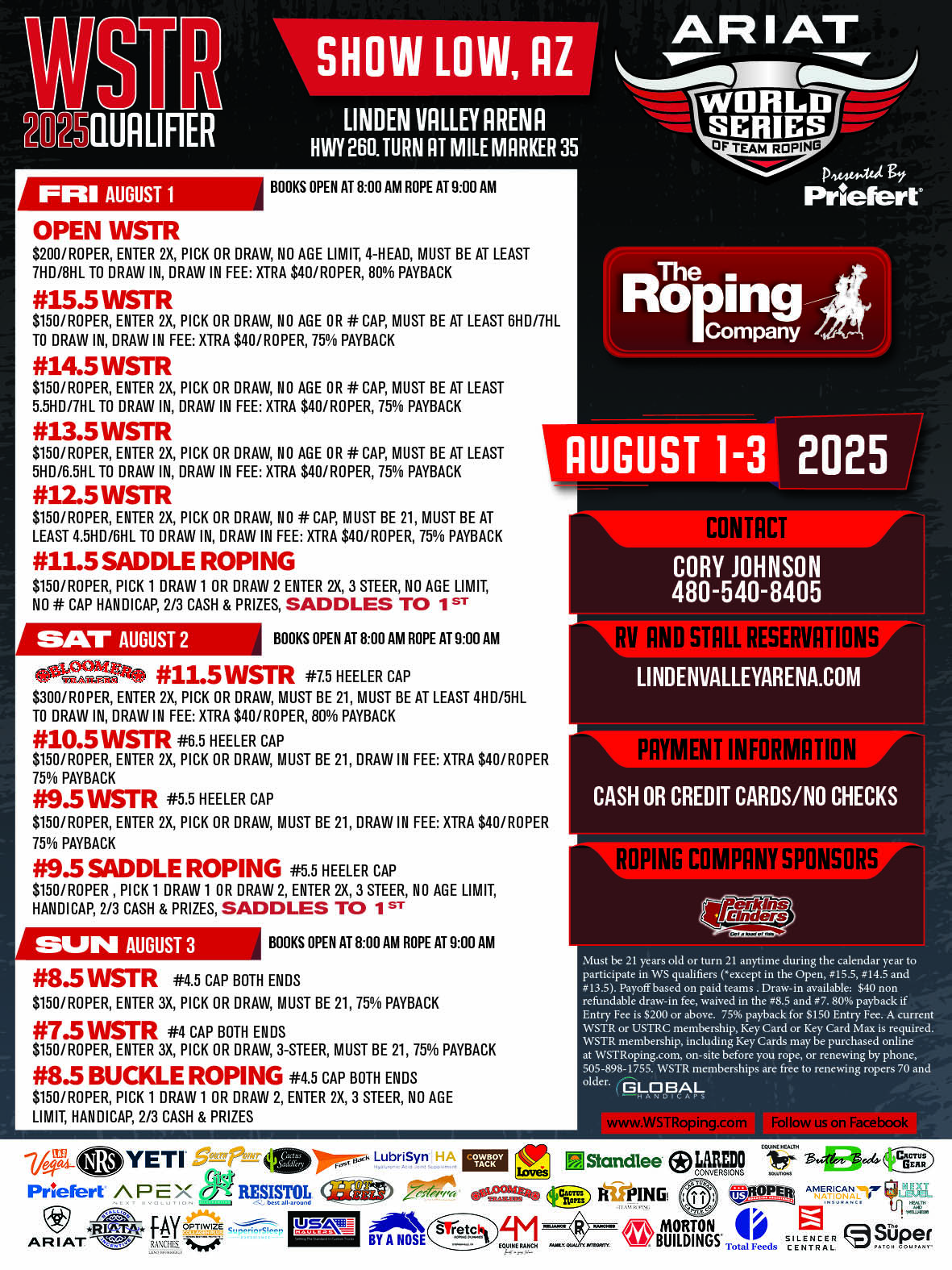 Calendar | World Series of Team Roping