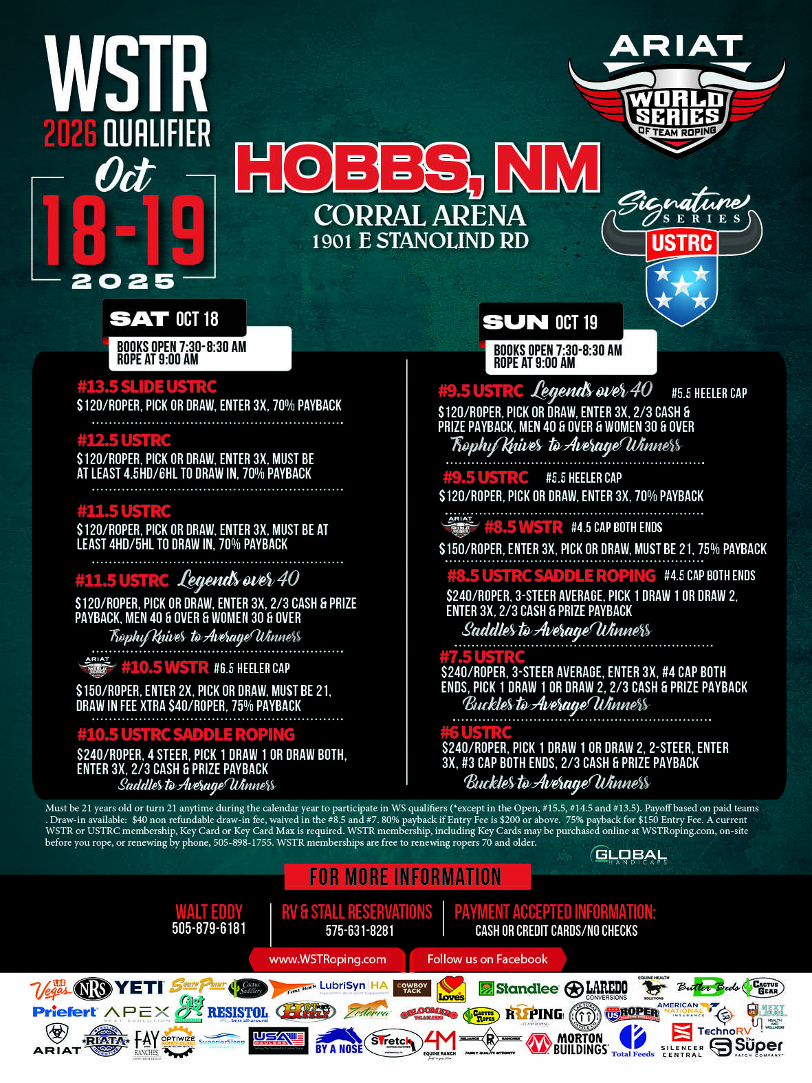 Calendar | World Series of Team Roping
