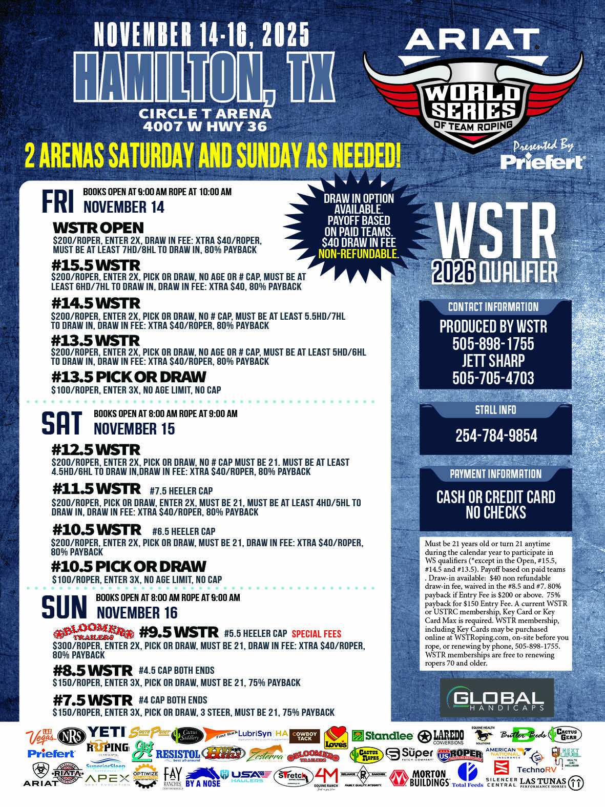 Calendar | World Series of Team Roping