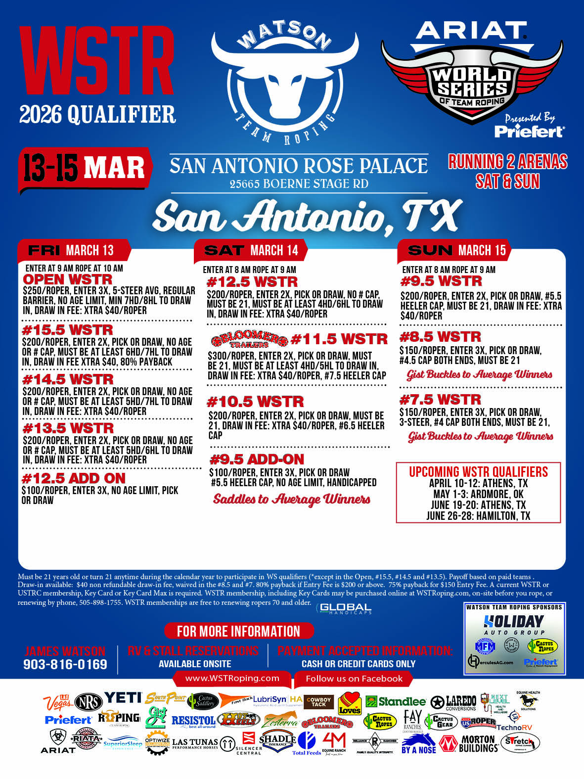 Calendar | World Series of Team Roping